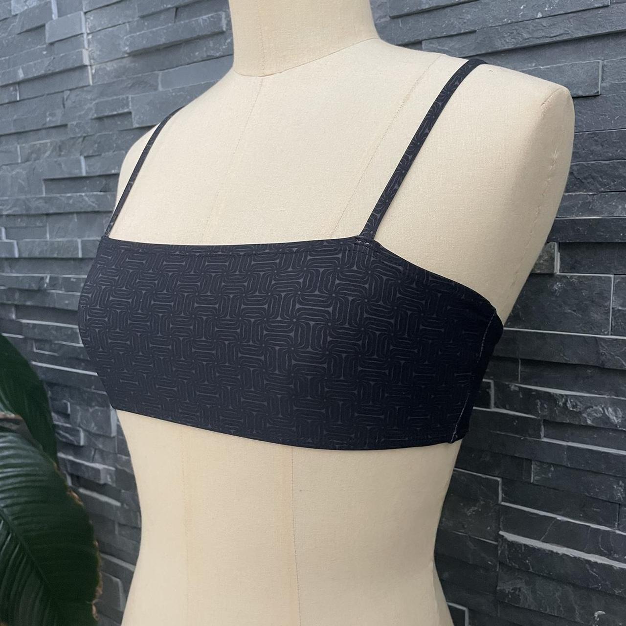 Afends brand navy swimwear/bikini top, size S.... - Depop