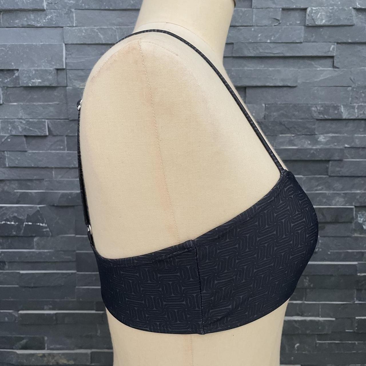 Afends brand navy swimwear/bikini top, size S.... - Depop