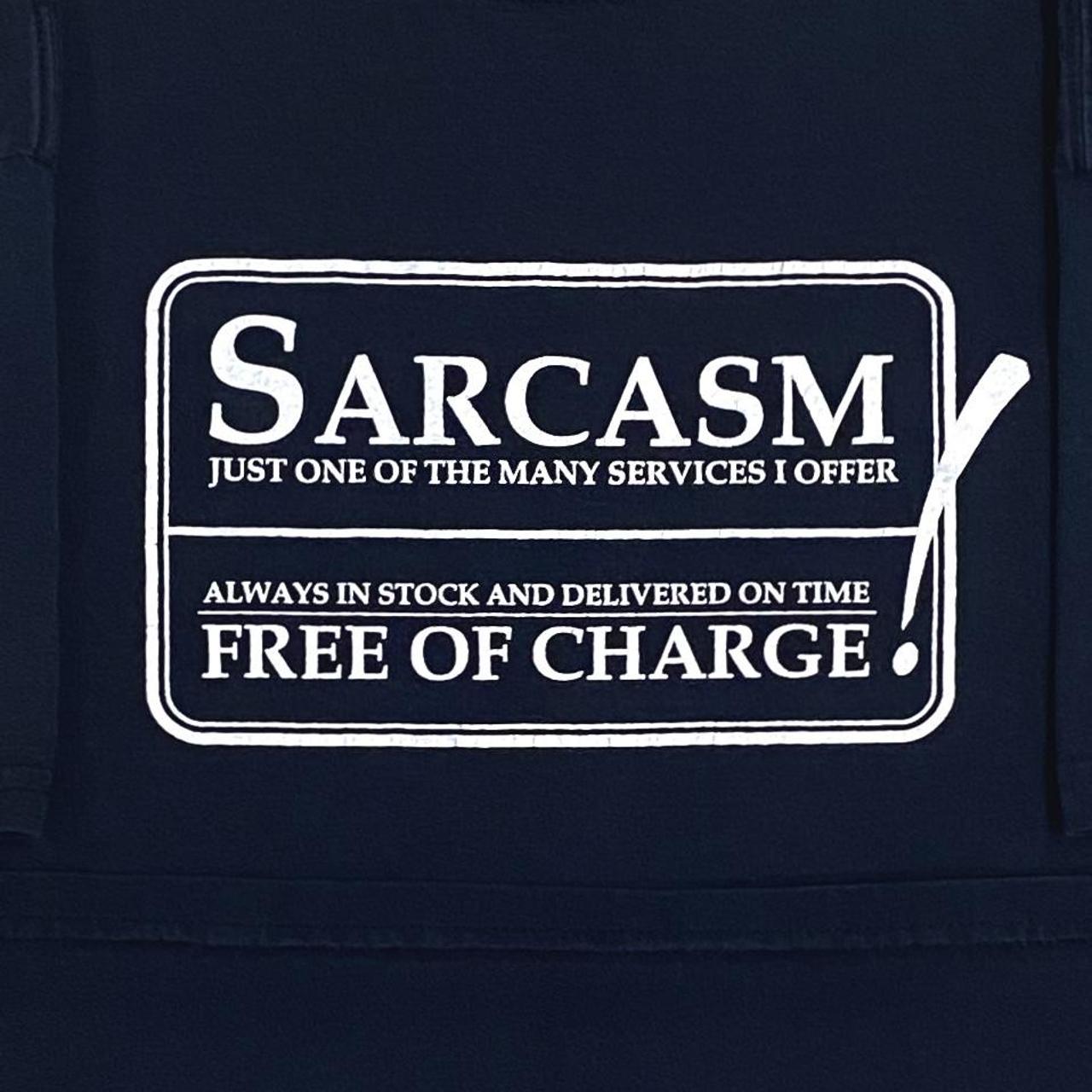 Vintage | Sarcasm | Quote | T Shirt Size: XL... - Depop