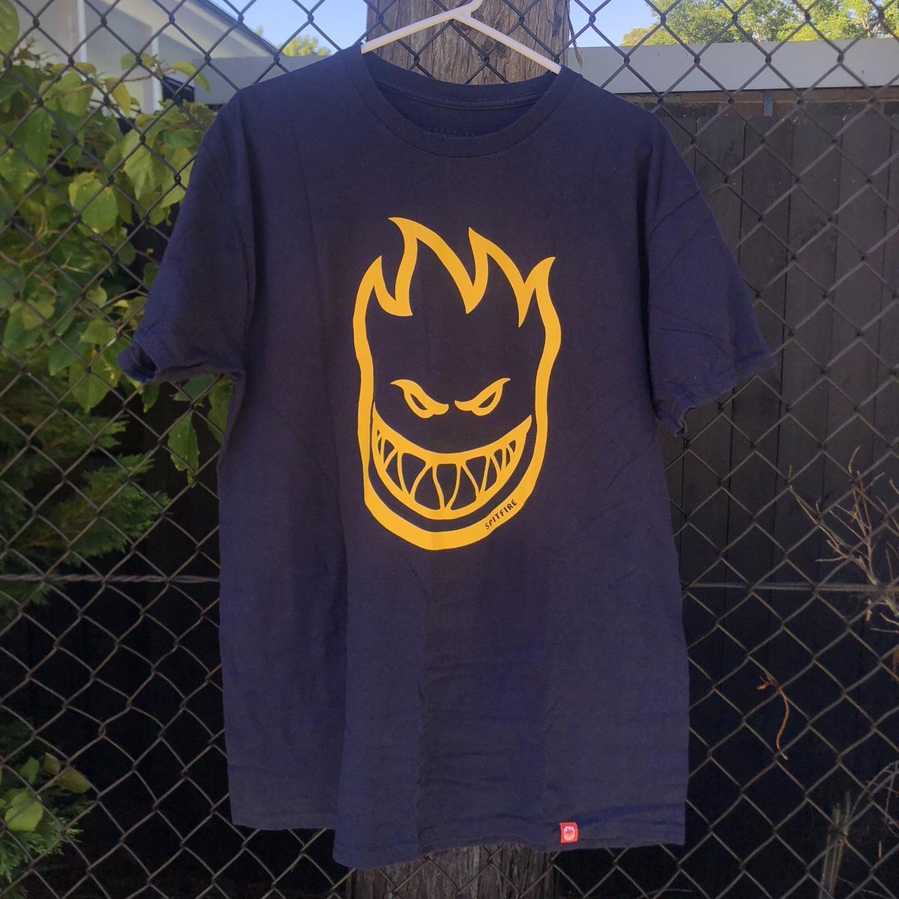 Spitfire Wheels Tee Colour - Blue Condition- Brand... - Depop