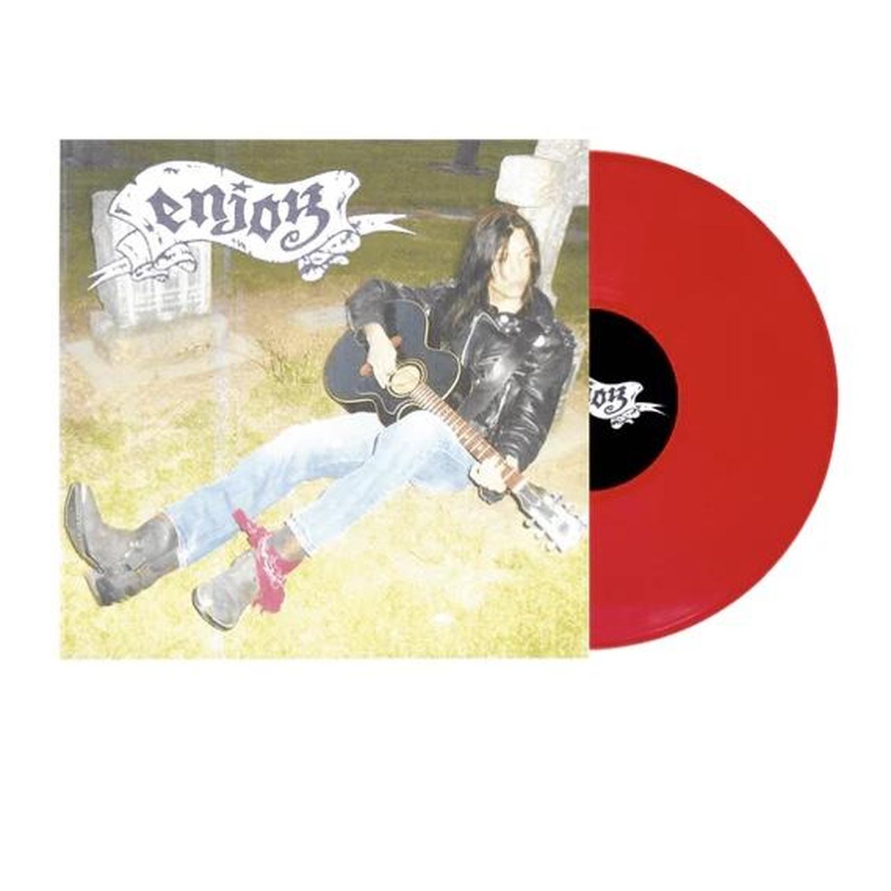 RED EXPLOITED VINYL BY ENJOY -looking to trade for... - Depop