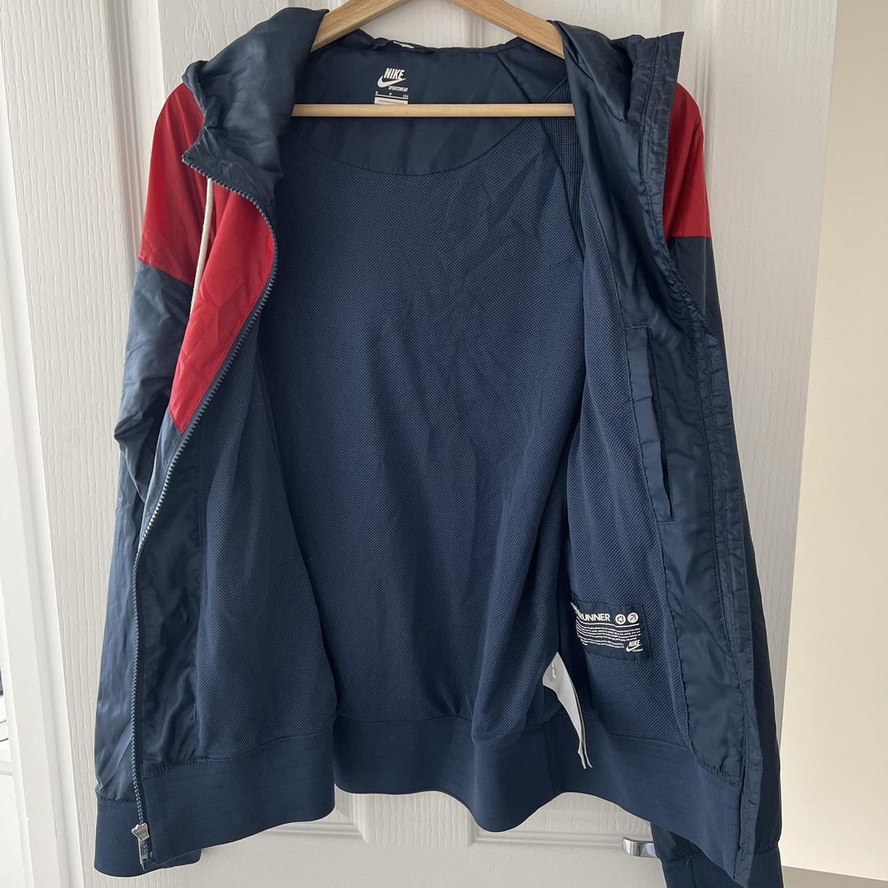 Nike Men's Red and Blue Jacket | Depop