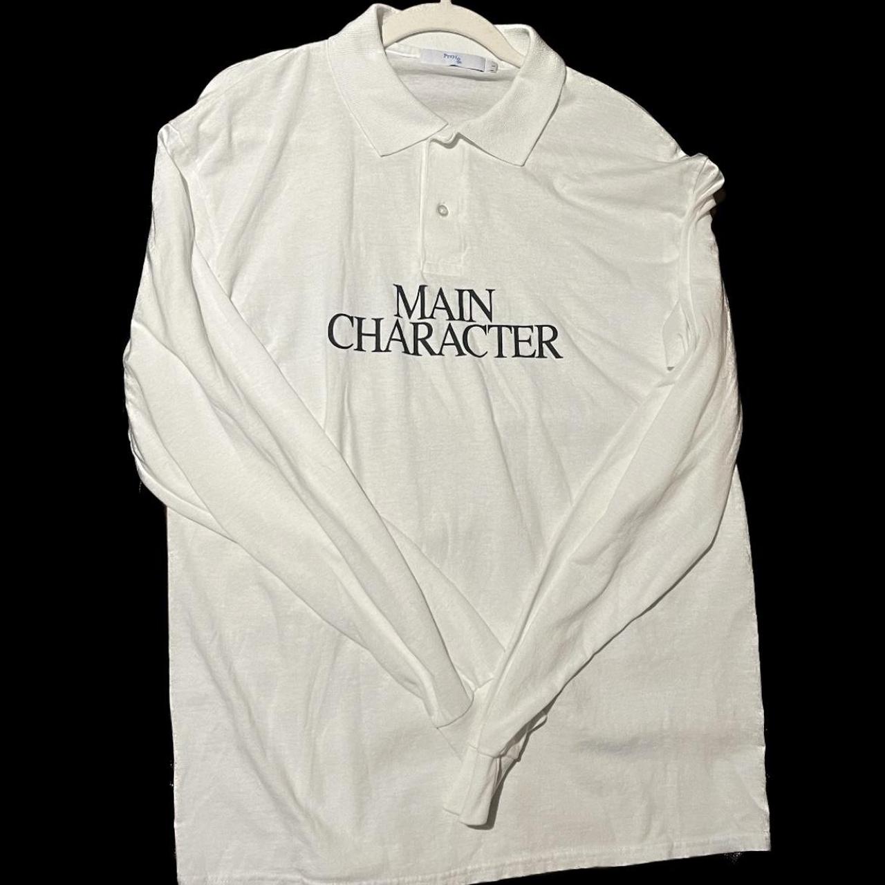 Praying “MAIN CHARACTER” polo in size large. Also... - Depop