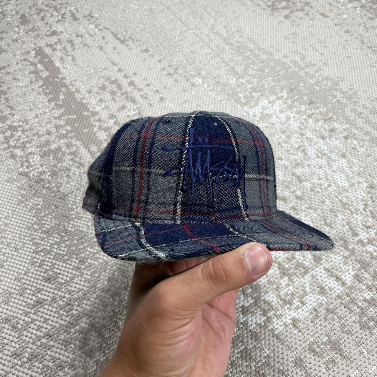 Vintage 90s Stussy Checker Snapback Cap Used. A lot... - Depop
