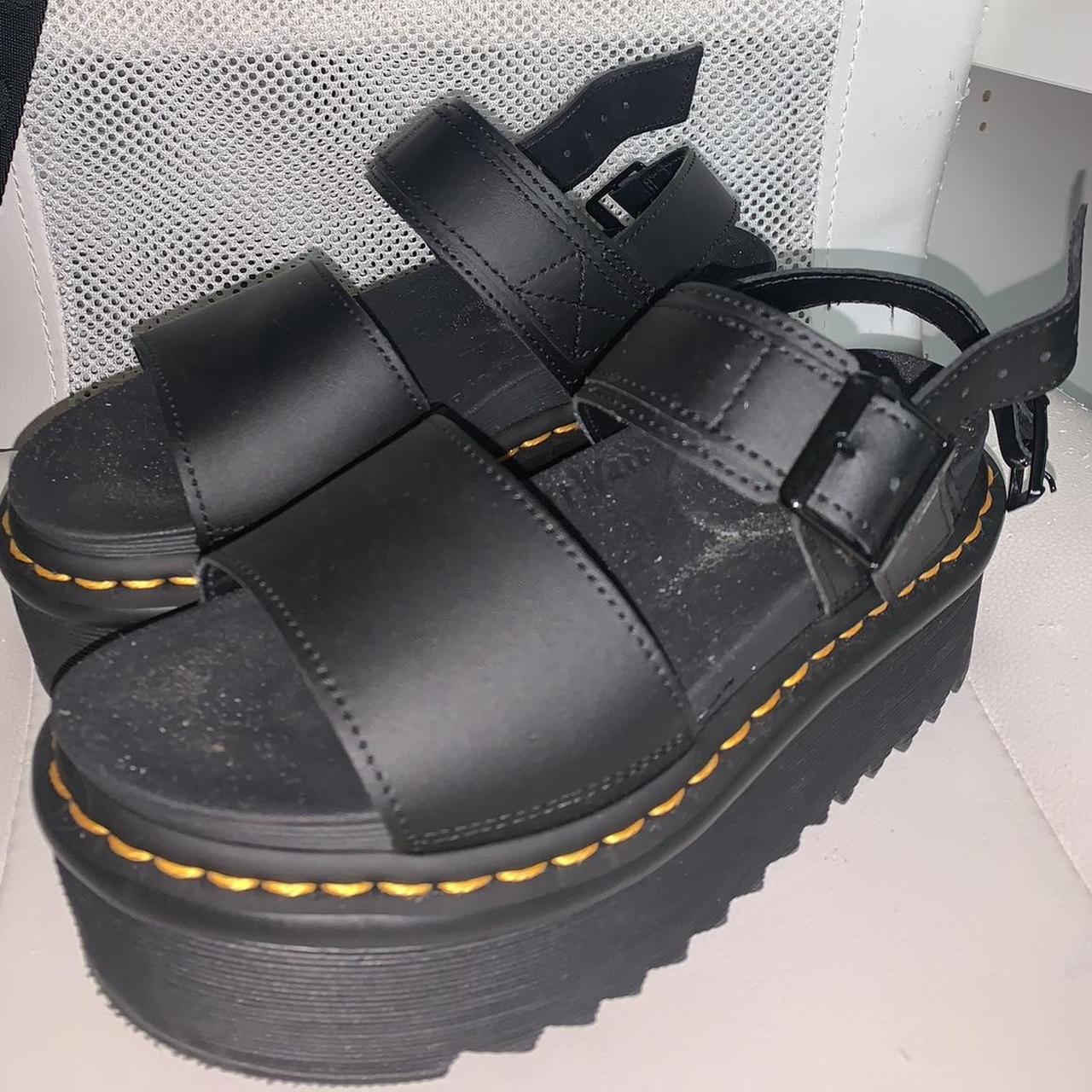 Platform Doc Marten Sandals ! Never worn outside,... - Depop