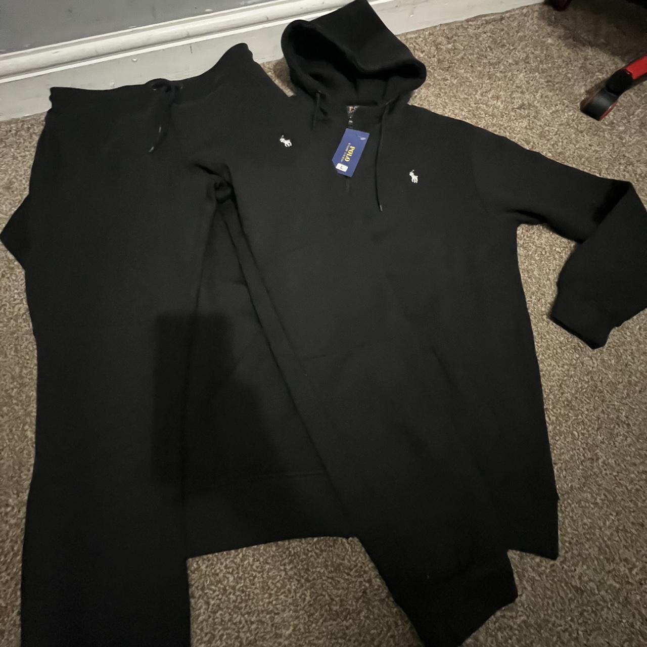 Black Polo Ralph Lauren tracksuit #tracksuit - Depop