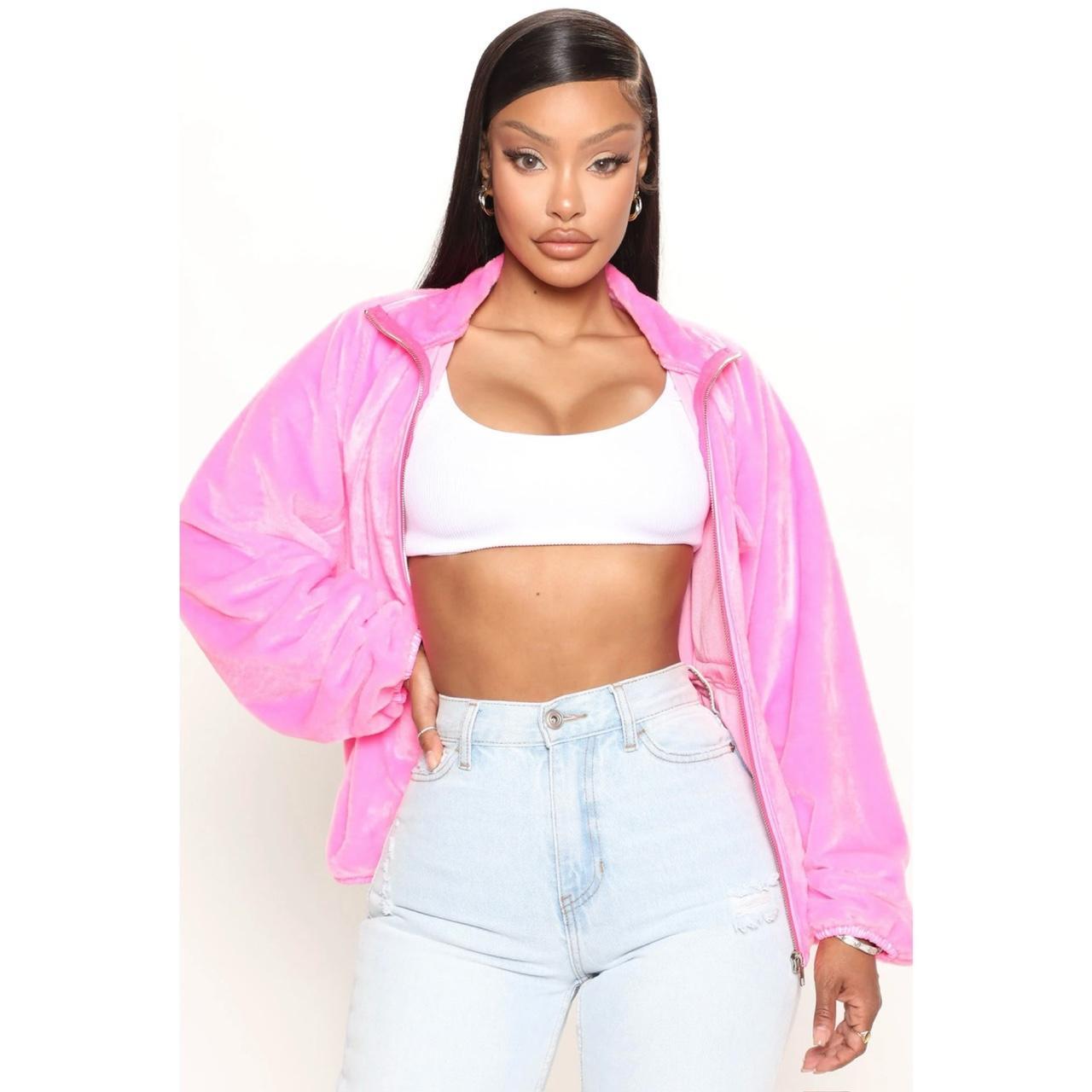Fashion Nova ‘Think About Me’ Faux Fur Jacket Size:... | Depop