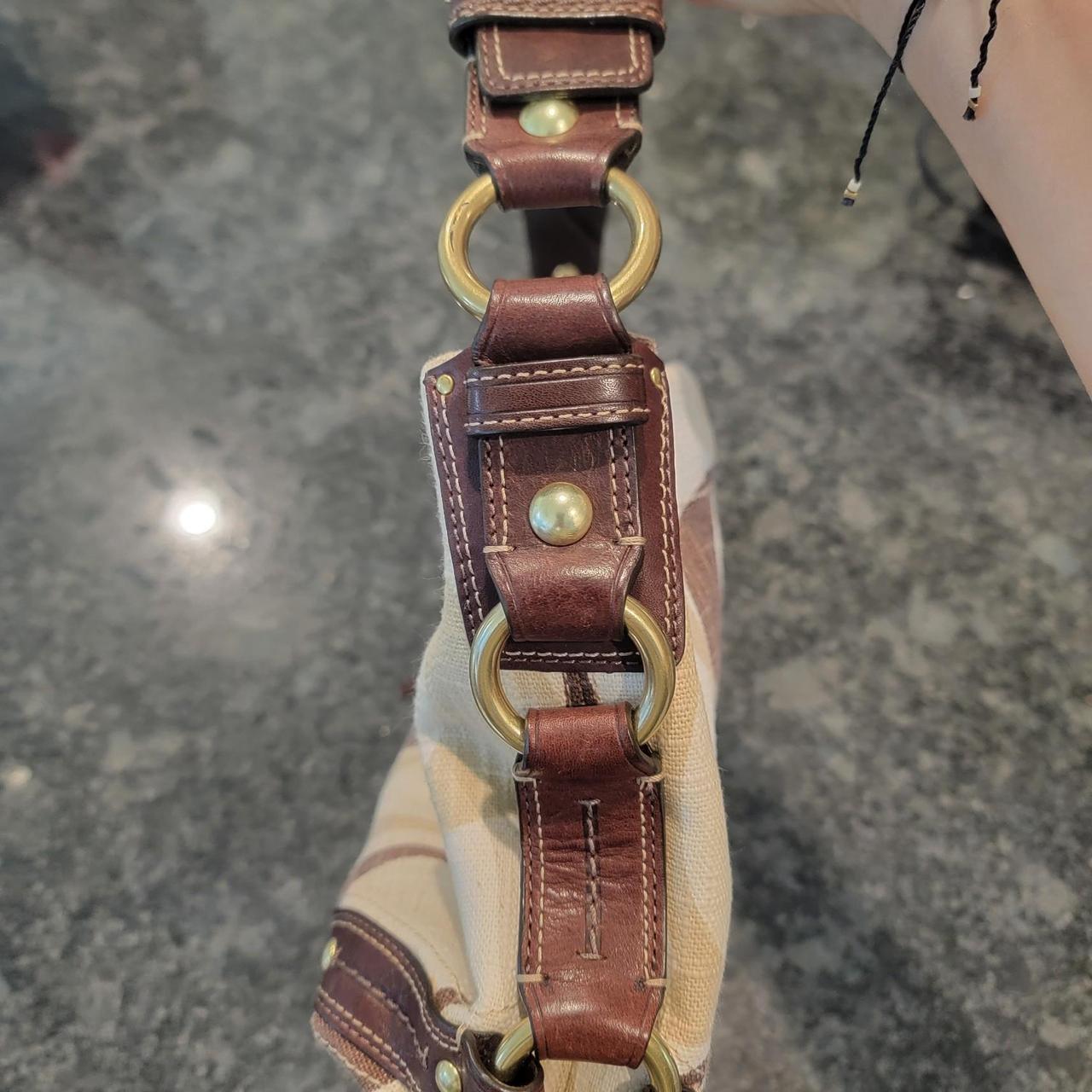 Arm coach bag in brown/ tan - Depop