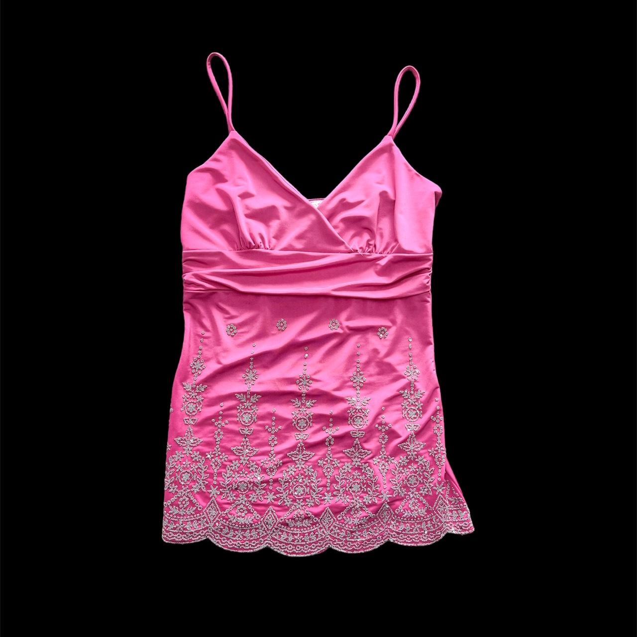 Body Central Women's Pink Vest | Depop