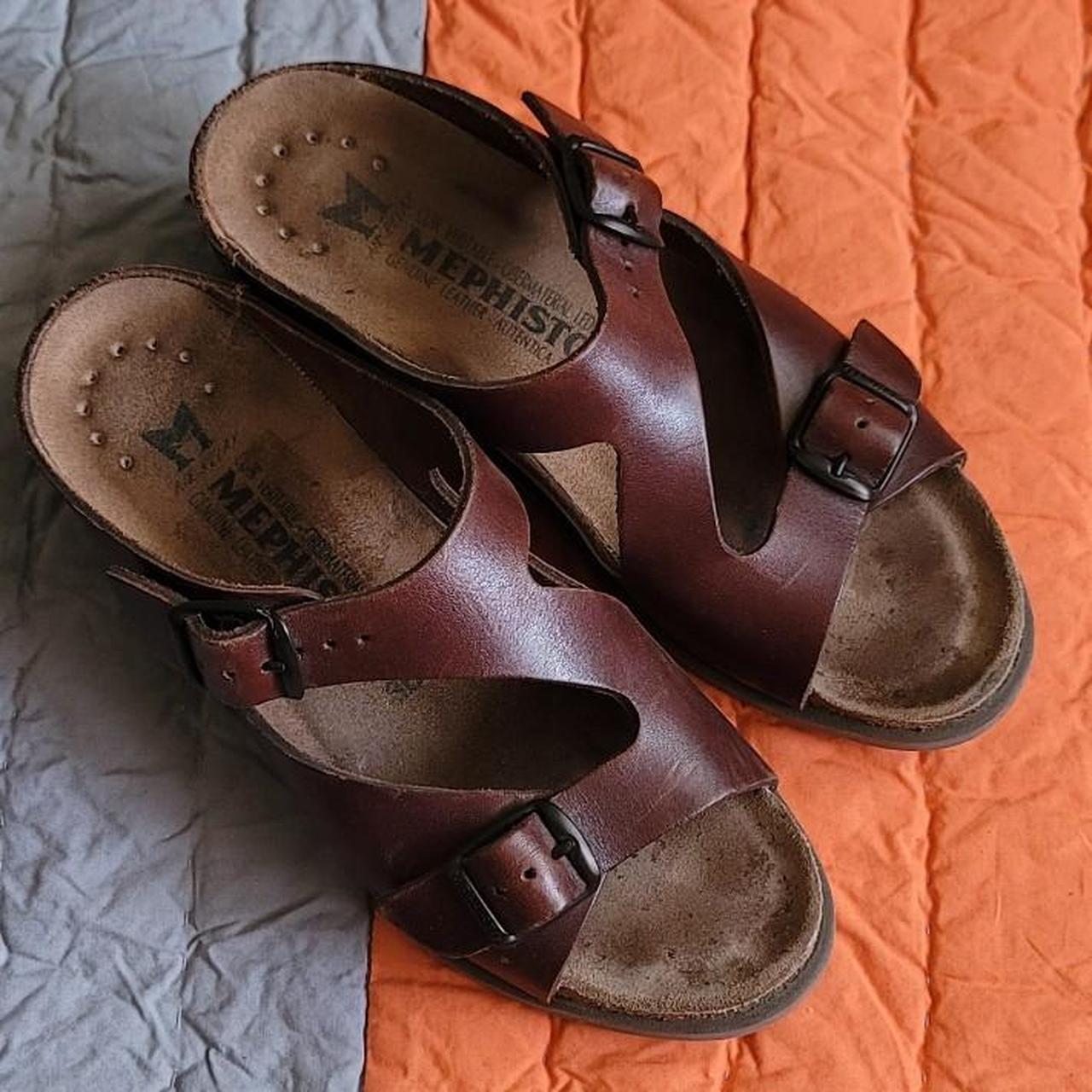 Mephisto Leather Sandals ☆ Size 36 ☆ Good pre-owned... | Depop