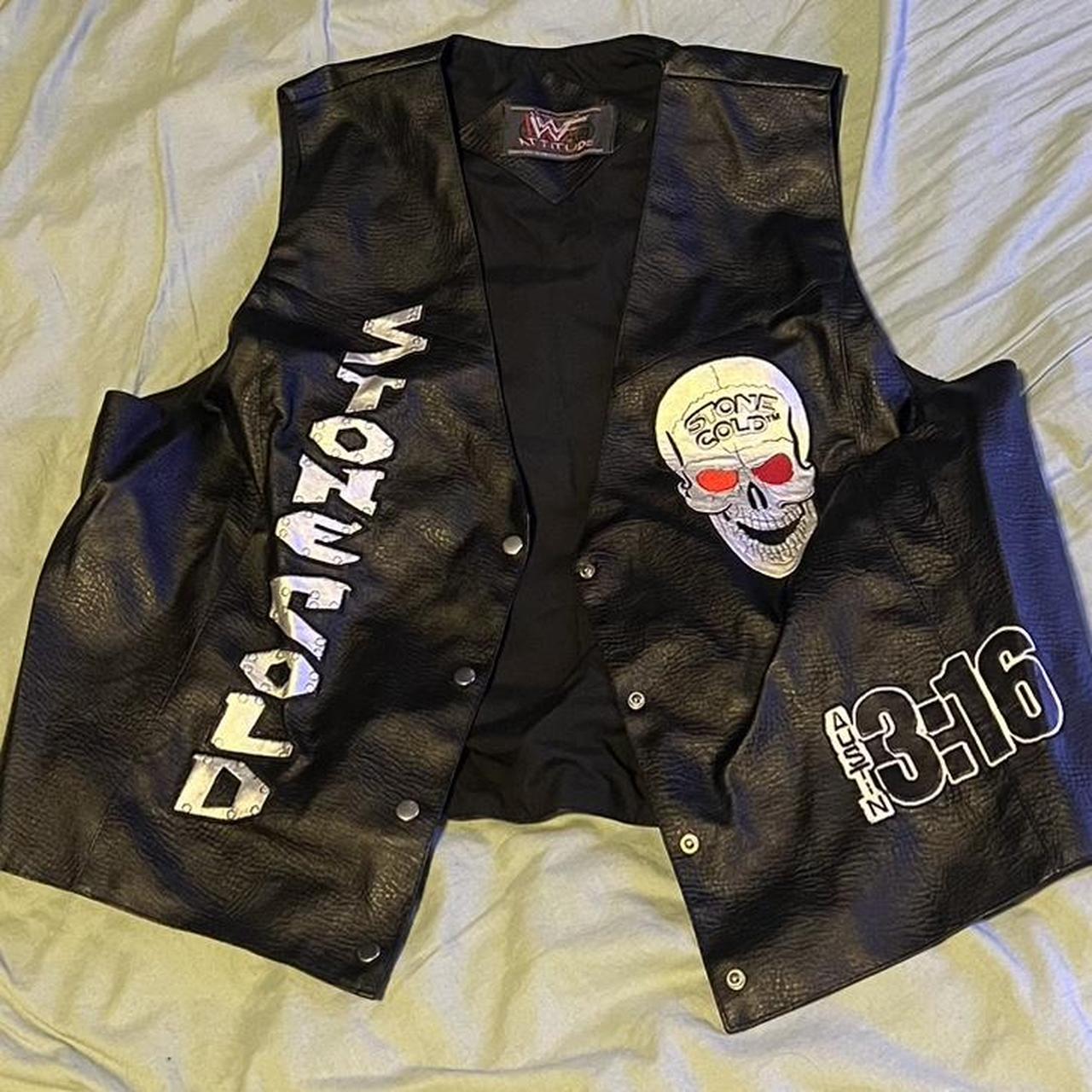 STONE COLD STEVE AUSTIN VEST SIZE L IMPORTED FROM... | Depop