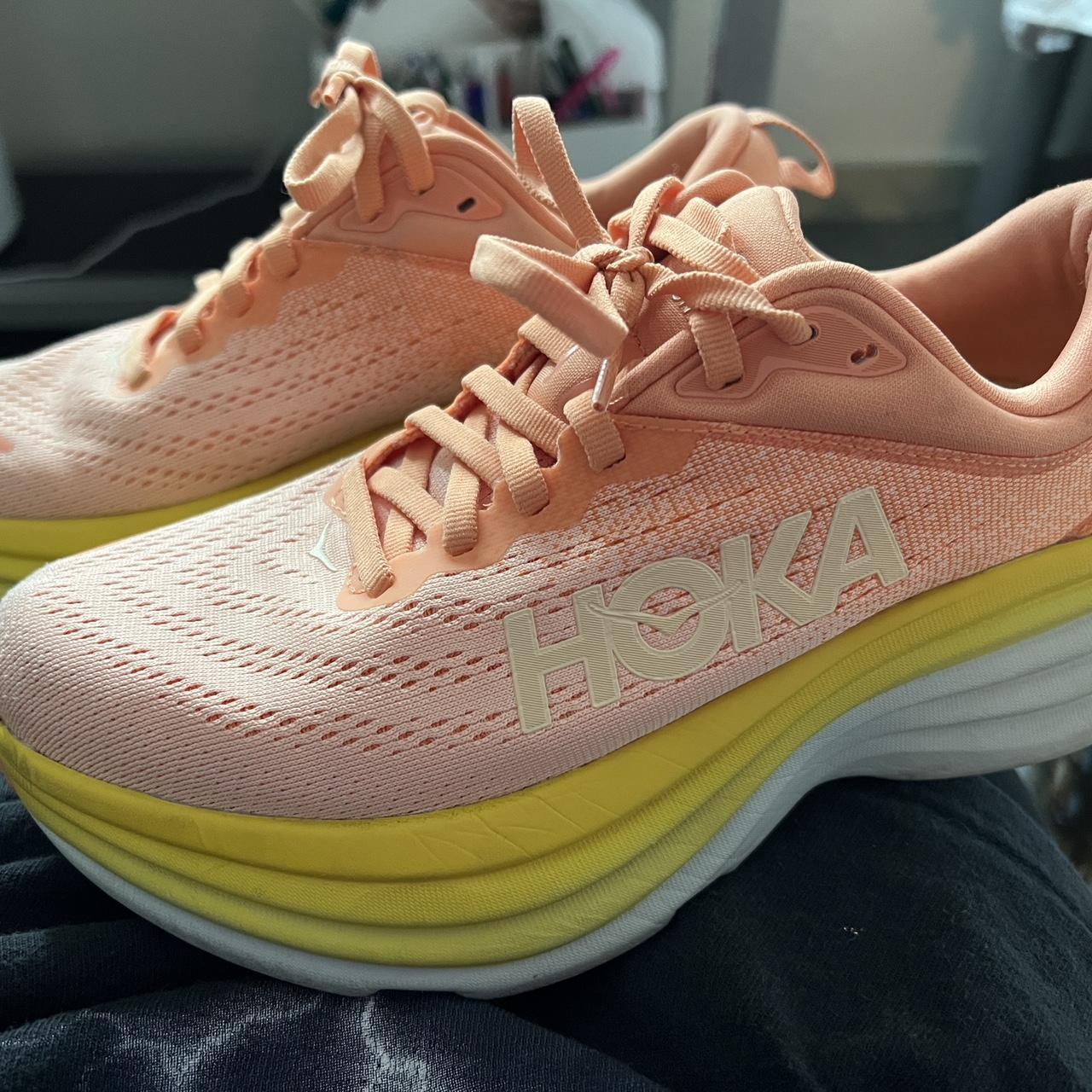 HOKA Bondi 8 rainbow colored Size 5 No box... | Depop