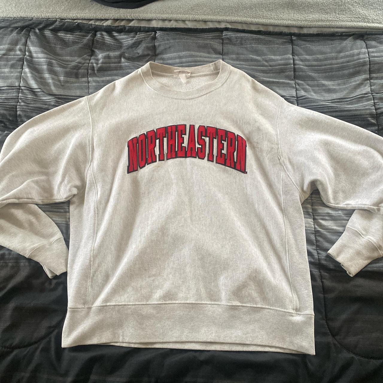 Northeastern Champion Sweater Great Quality No Flaws L - Depop