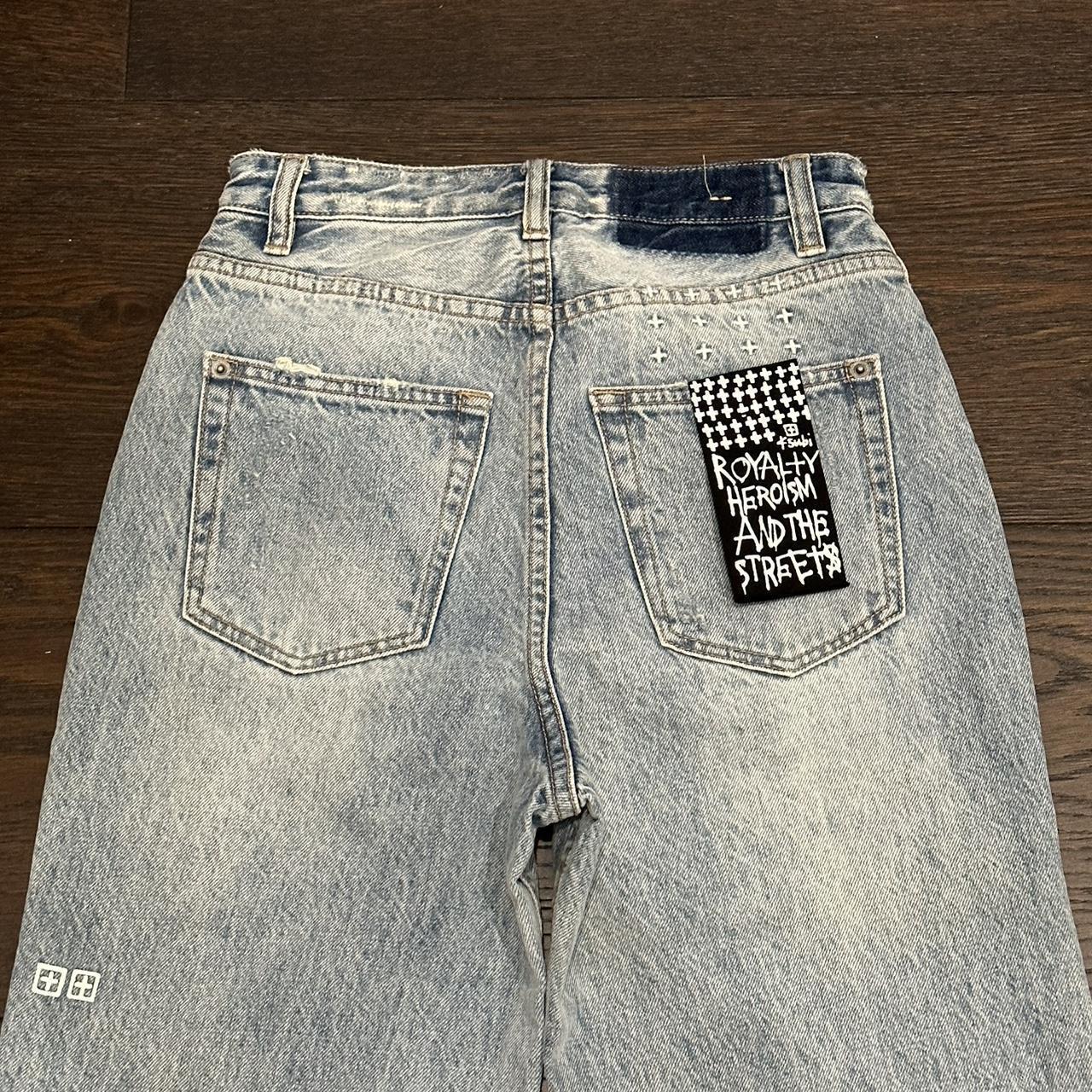 ksubi jeans women’s blue frayed tag ! only selling... - Depop
