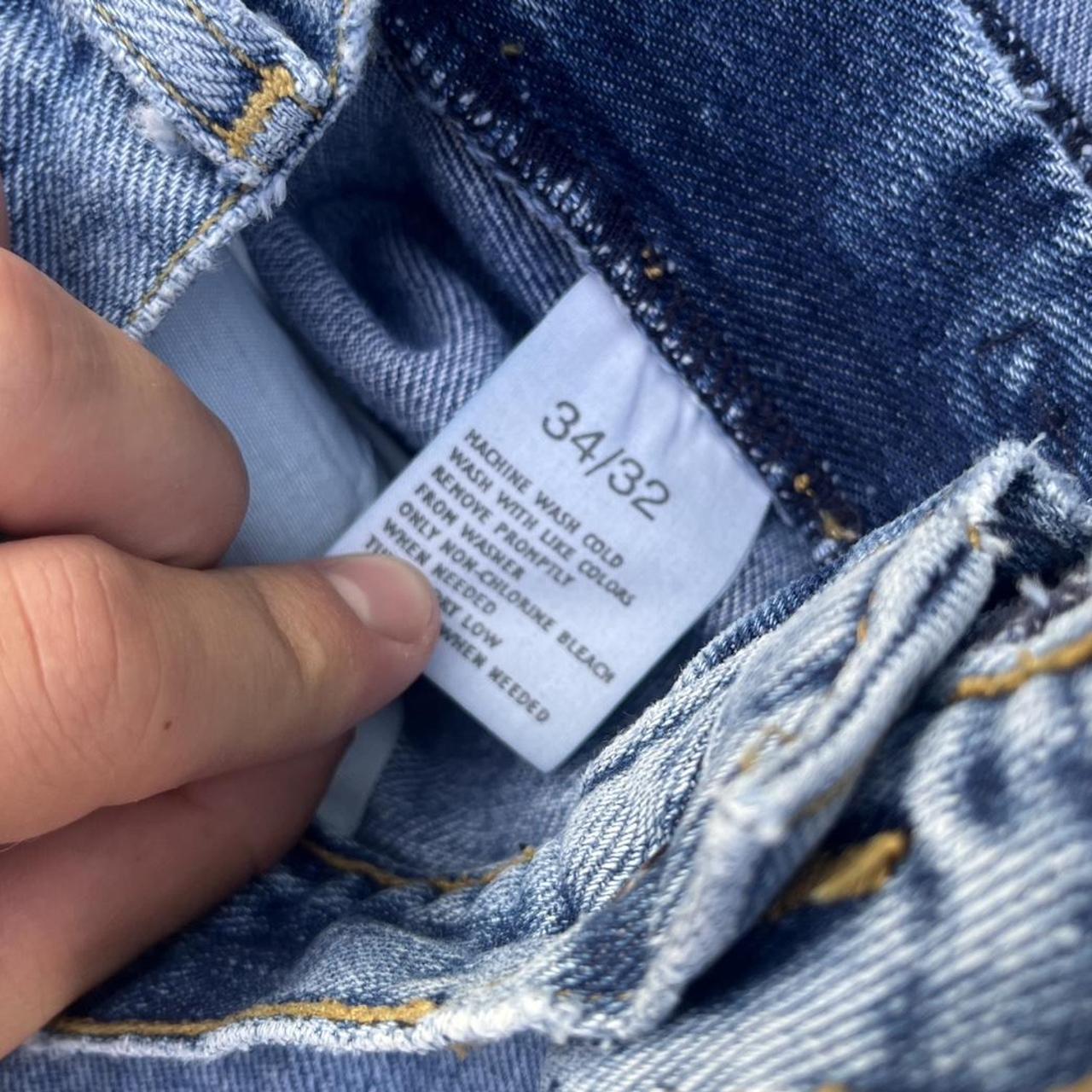 Vintage Nautica carpenter pants denim Size... - Depop