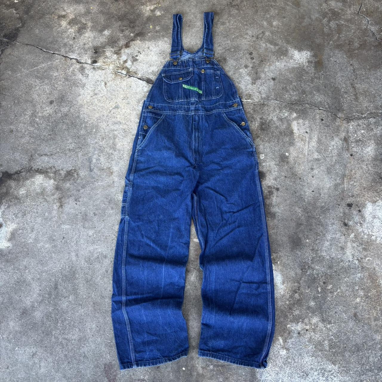Vintage 80s Key Overalls Size 32x30 Perfect pair... - Depop