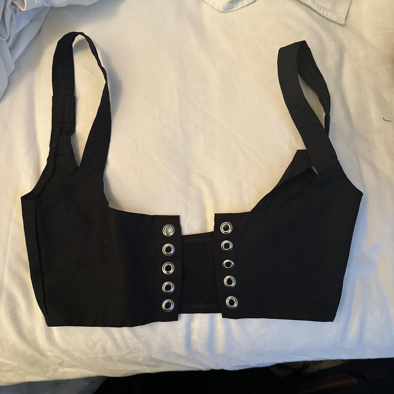 NWOT Prairie Misfit Black Corset Belt in size Small... - Depop