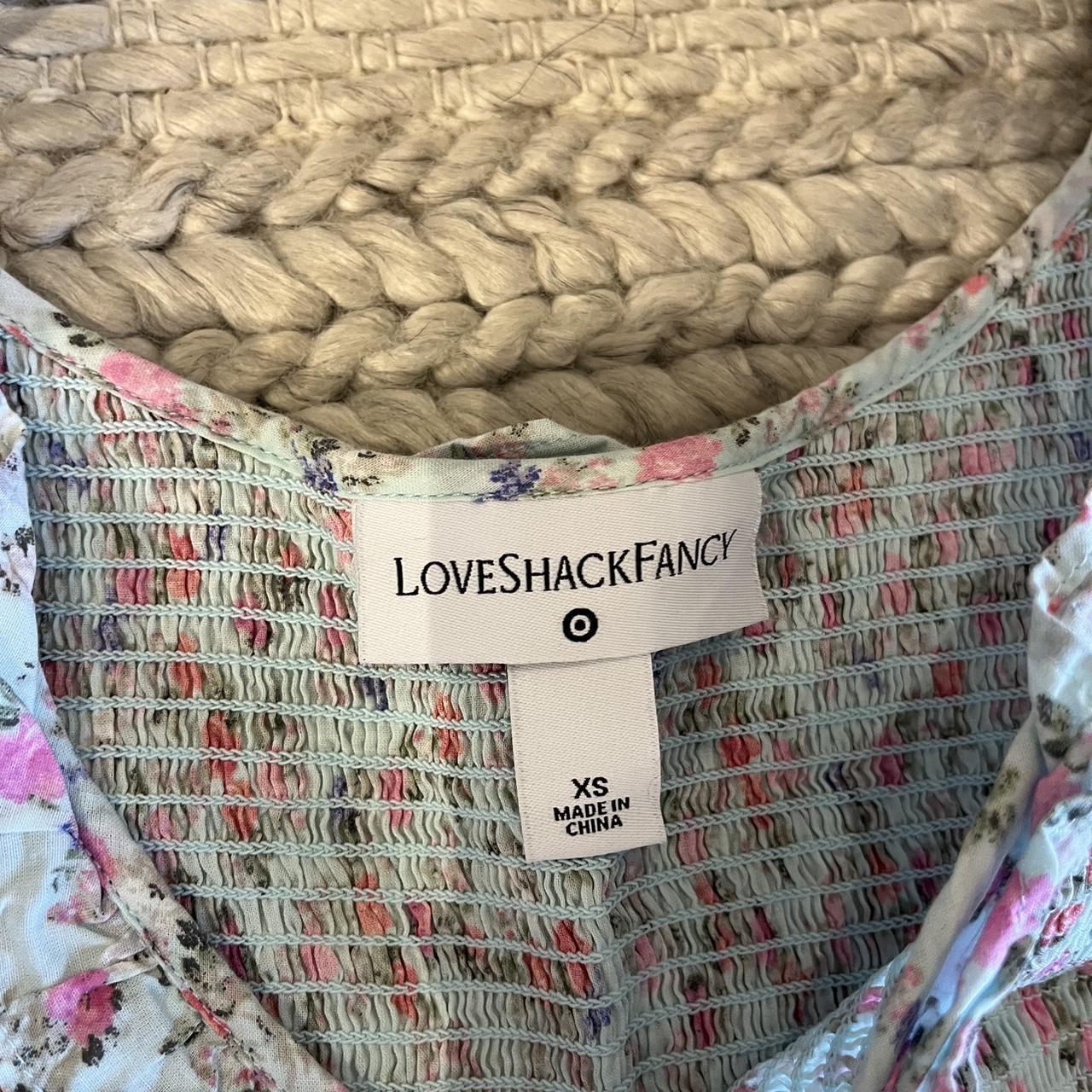 LoveShackFancy x Target floral dress size: XS... - Depop