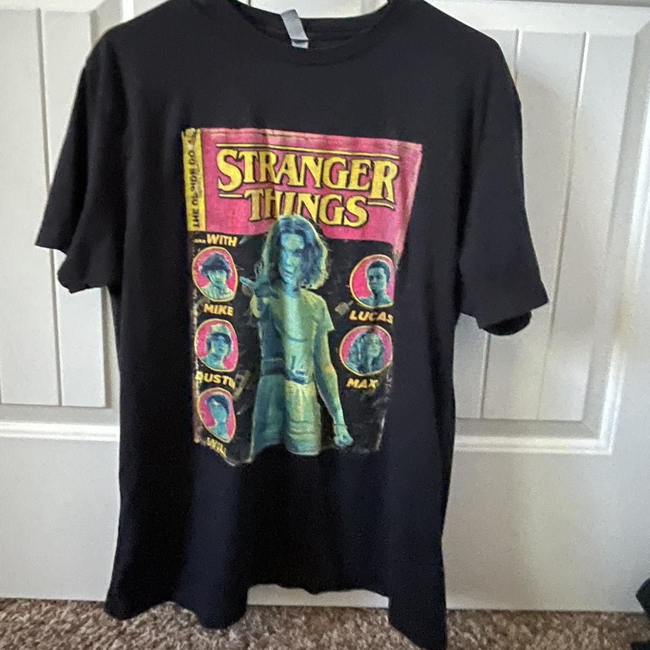 Stranger Things Season 3 Graphic Tee - Message with... - Depop