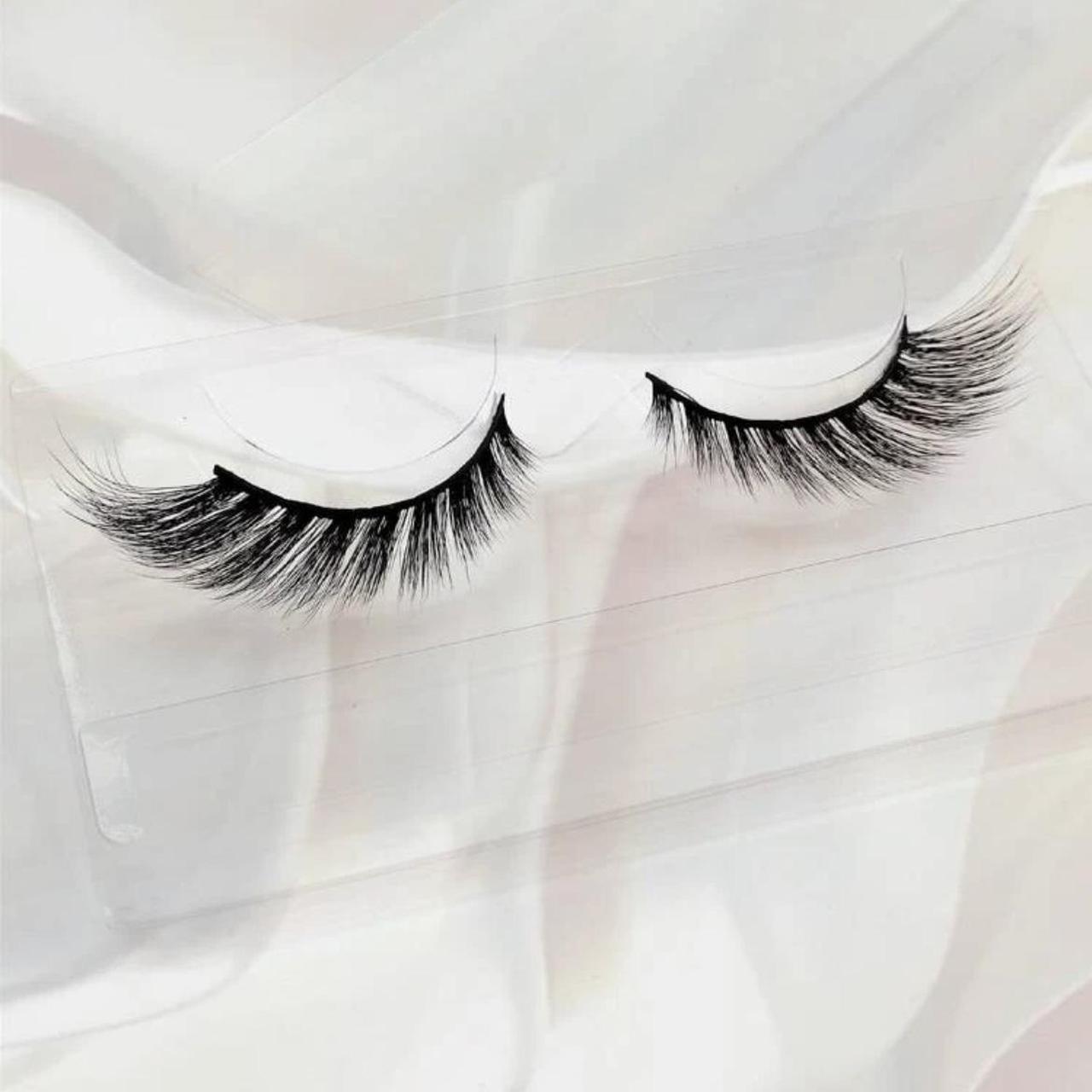 Cat eye fox eye black strip false eyelashes easy... - Depop