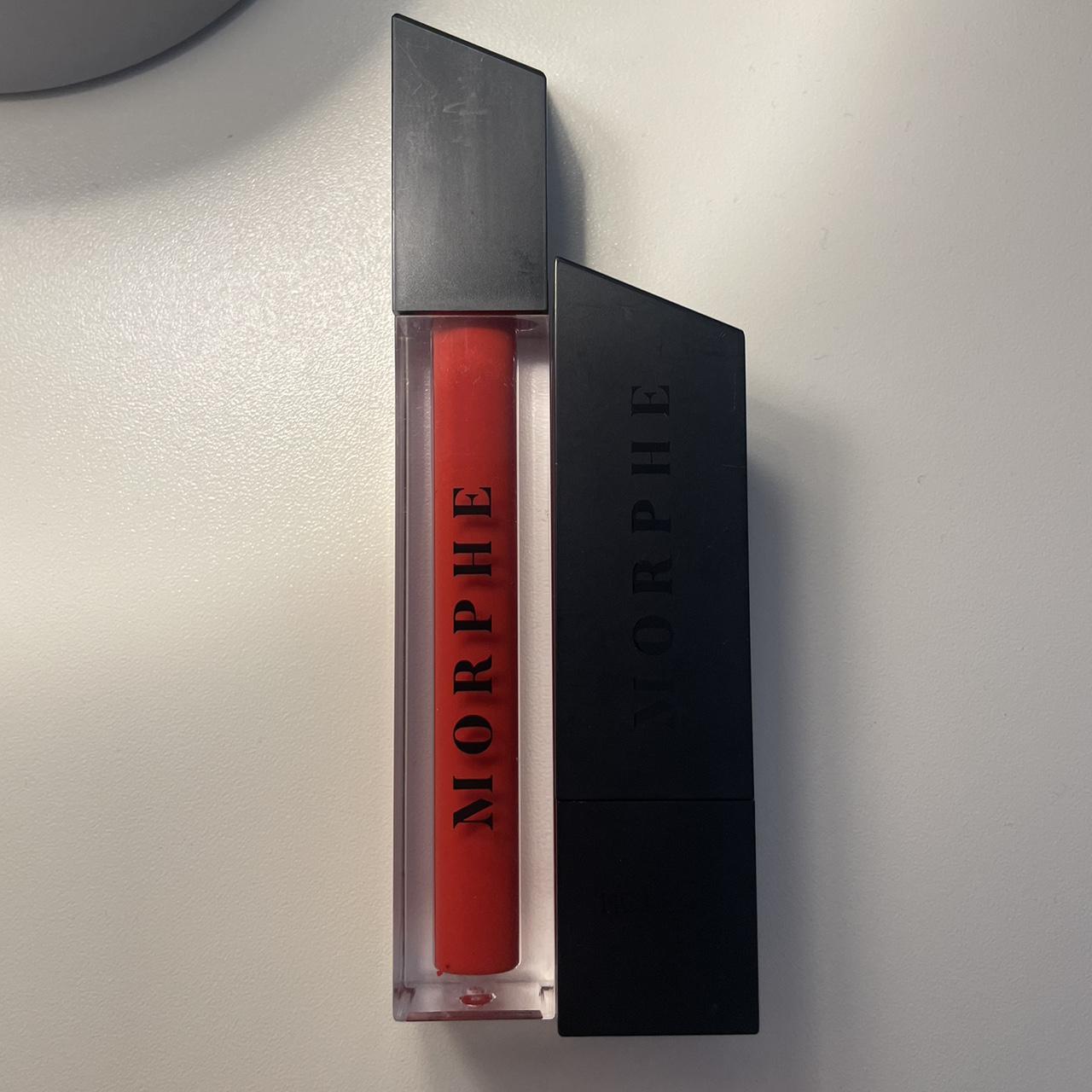 Morphe out and pout ‘hotshot’ red lip cream lipstick... - Depop