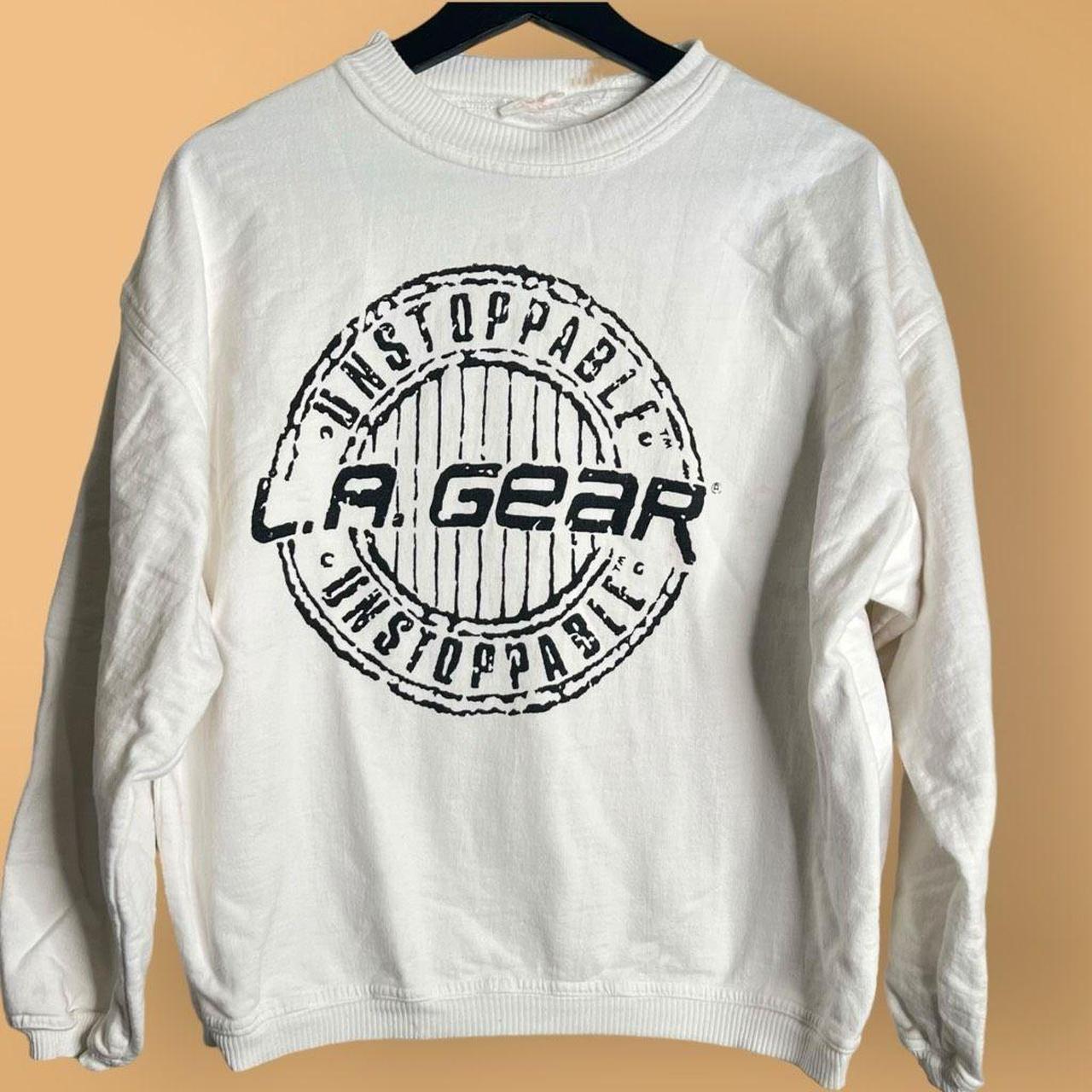 L.A. Gear light sweater measures 23 in pit to pit... - Depop