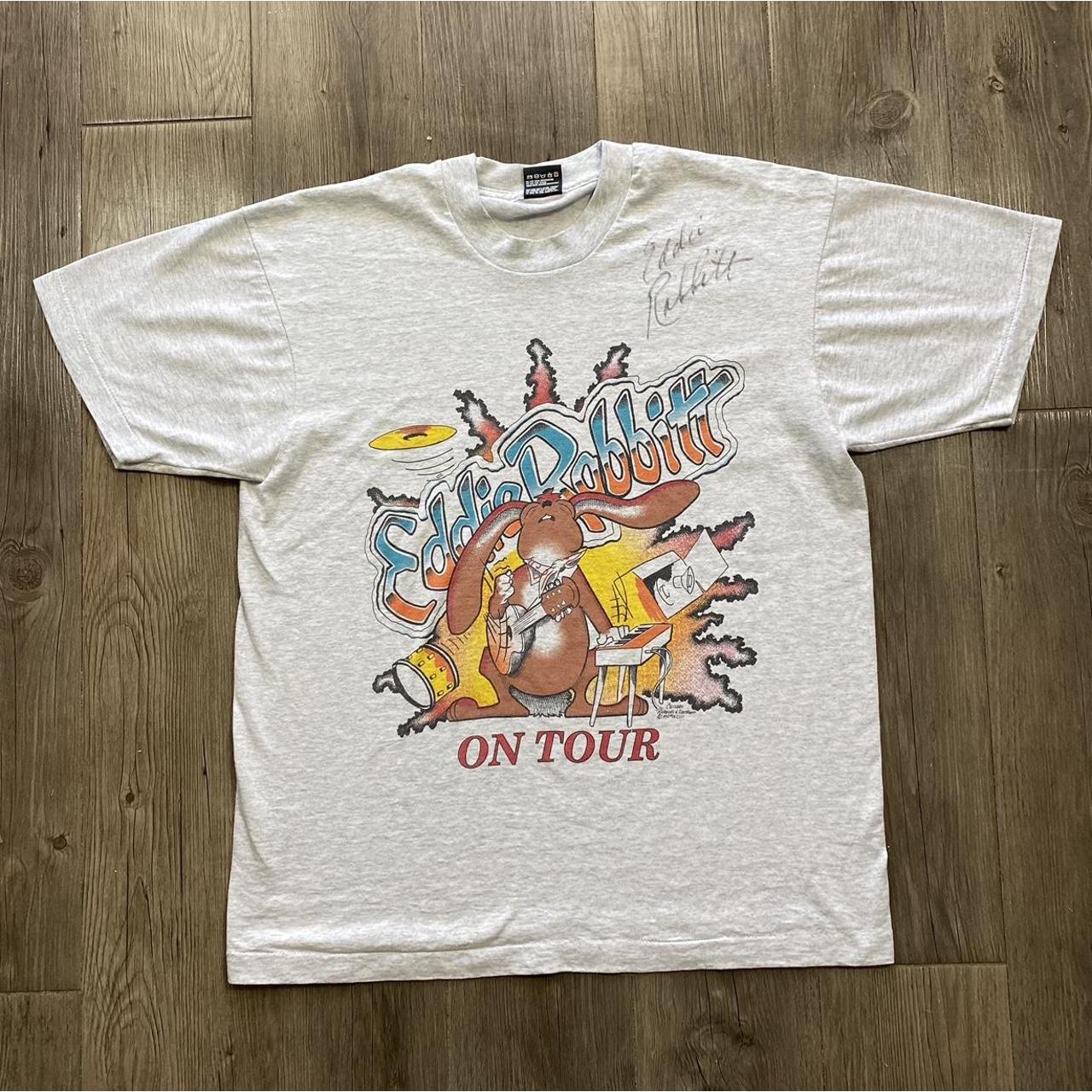 VINTAGE SIGNED EDDIE RABBIT... - Depop