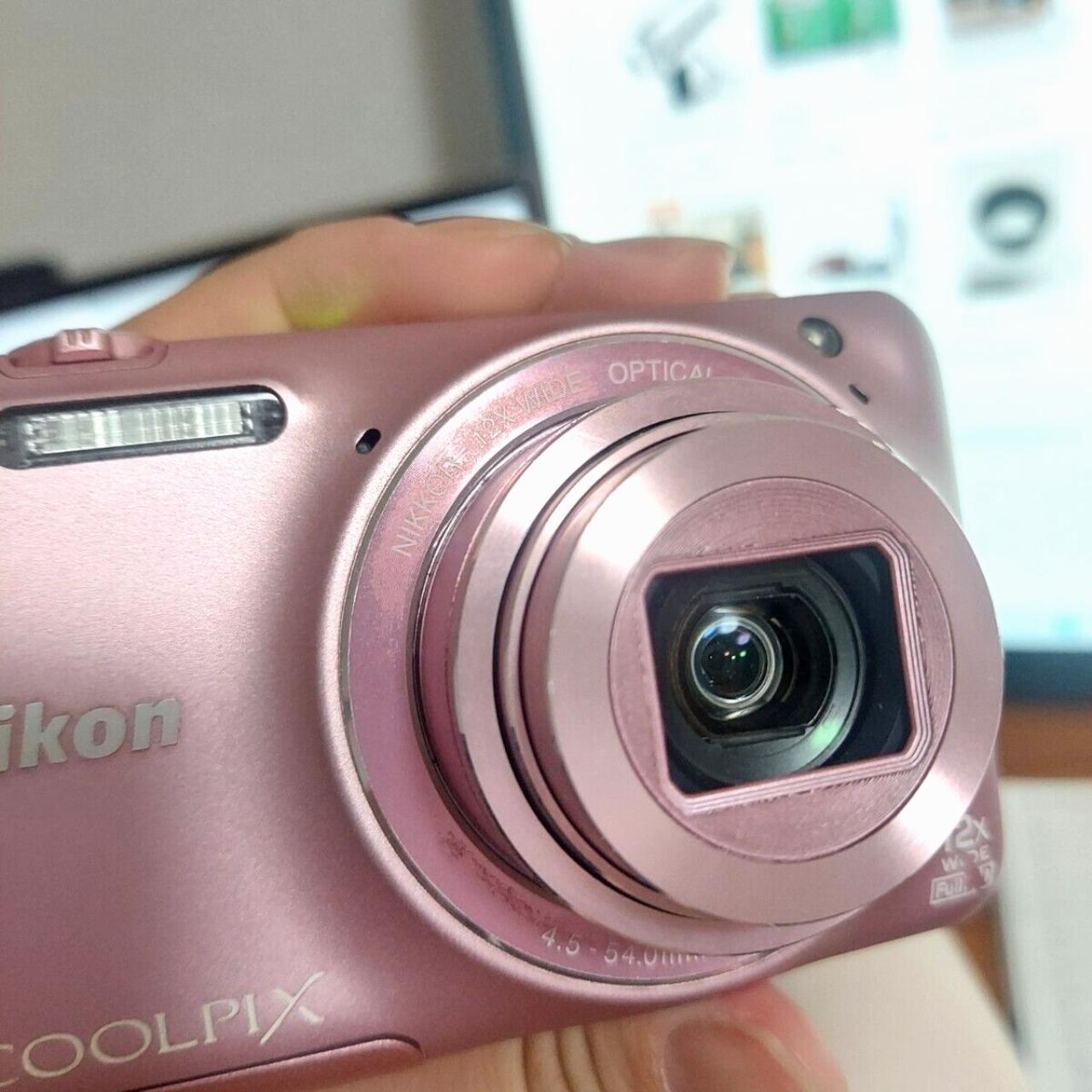 Nikon COOLPIX S6600 Compact Digital Camera Pink - Depop