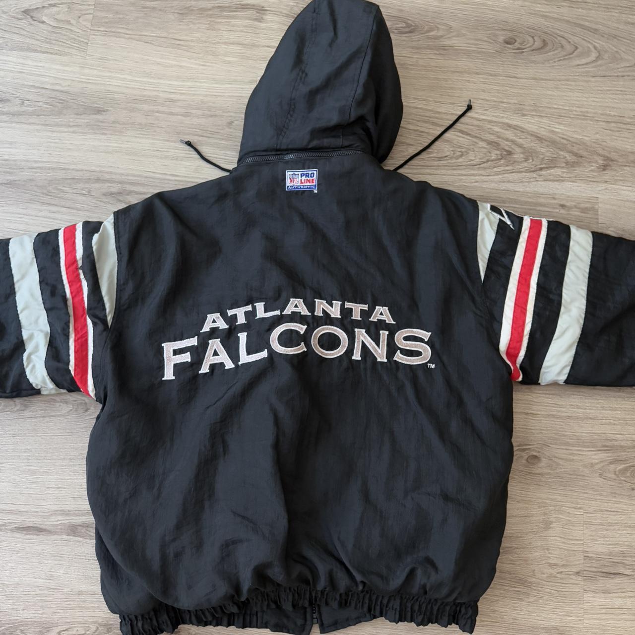 Atlanta Falcons vintage 90s puffer jacket NFL... | Depop