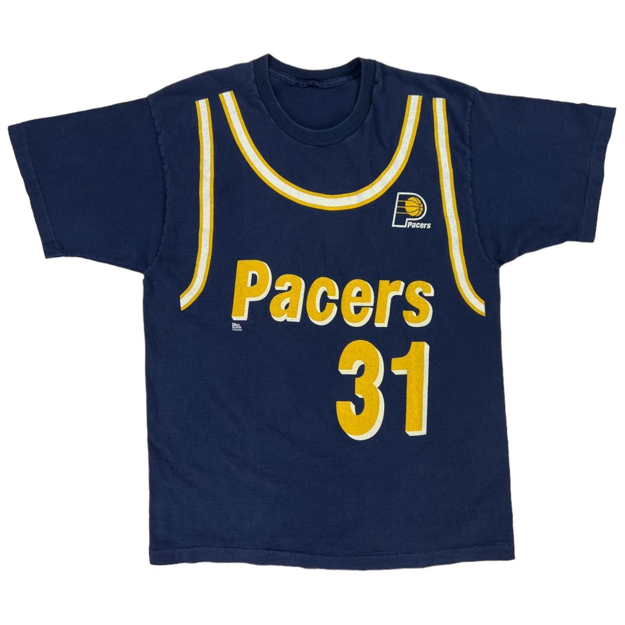 Vintage 1990s 90s Indiana Pacers Reggie Miller NBA... - Depop