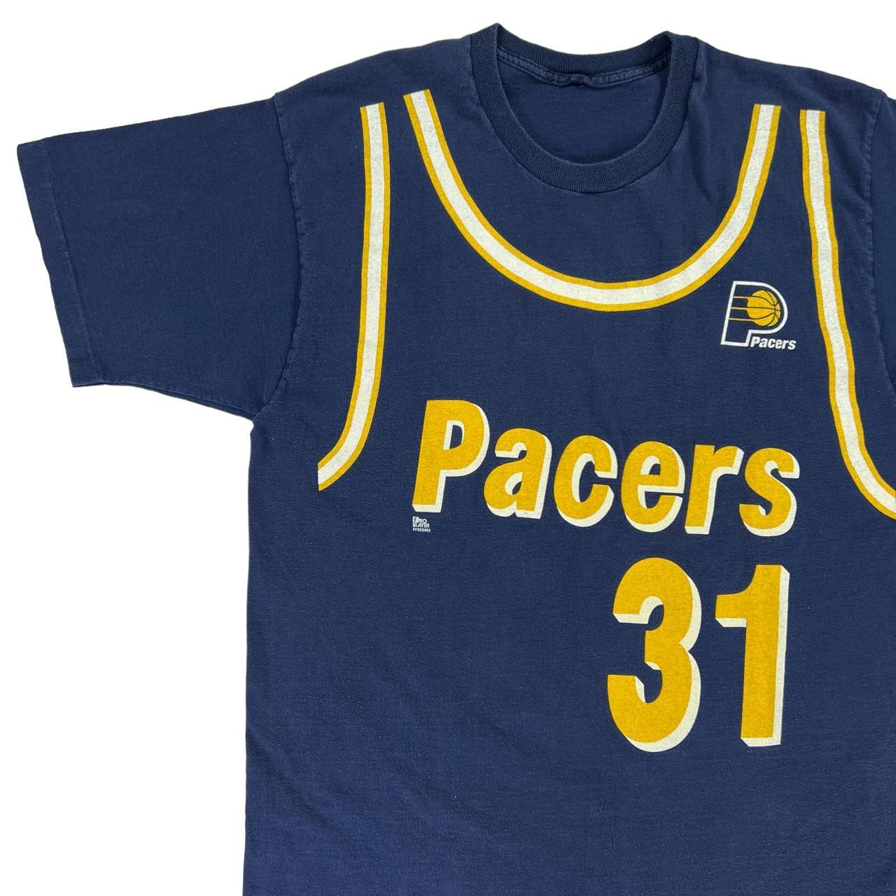 Vintage 1990s 90s Indiana Pacers Reggie Miller NBA... - Depop