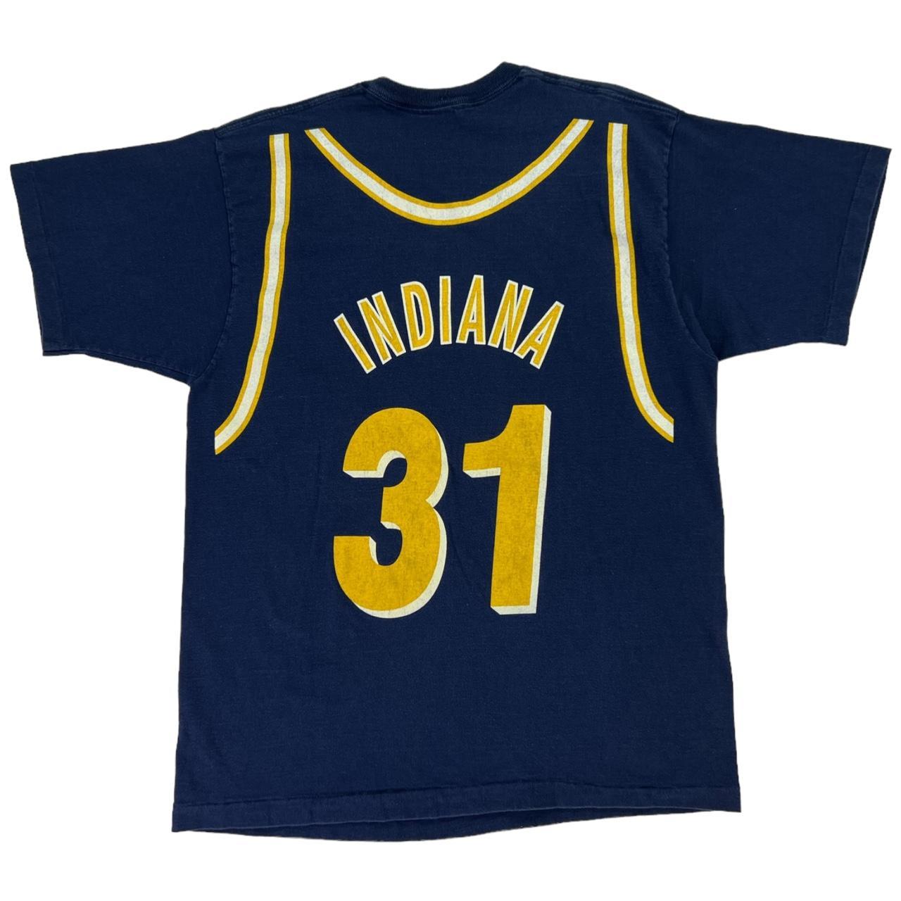 Vintage 1990s 90s Indiana Pacers Reggie Miller NBA... - Depop