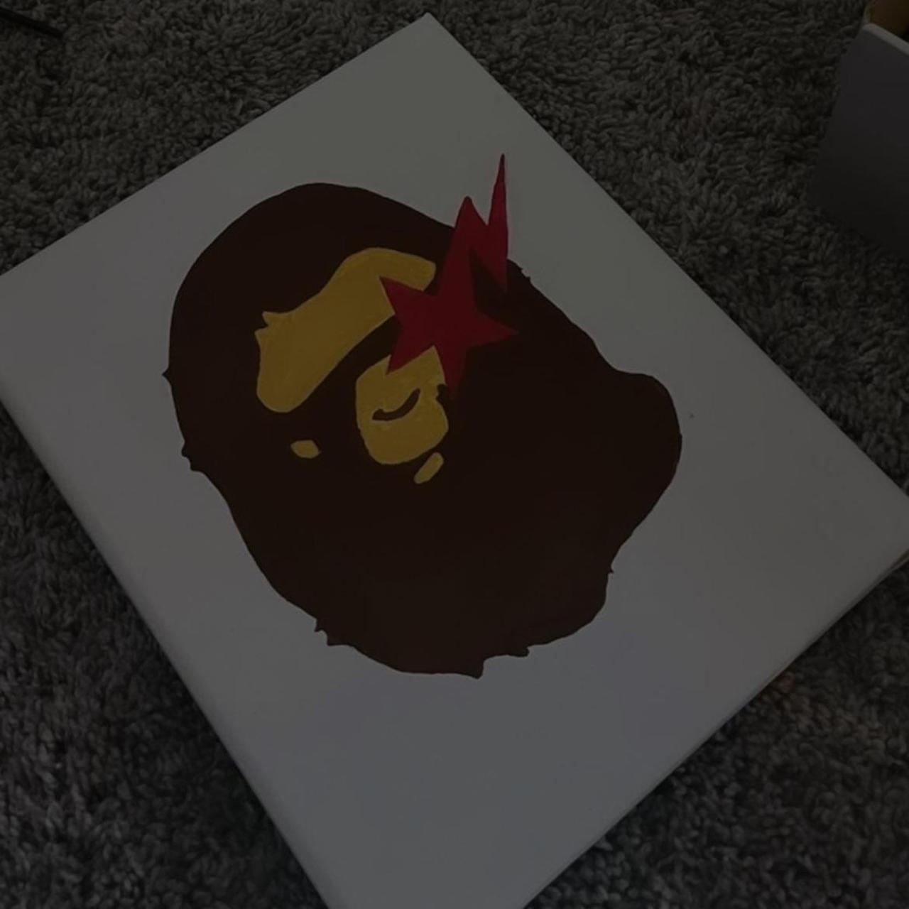 BAPE canvas print wall decor (customized) $11 #bape... - Depop