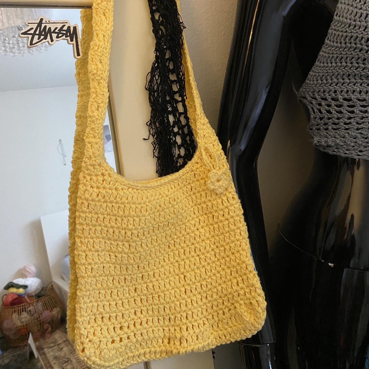 Super cute crochet tote bag for the... - Depop
