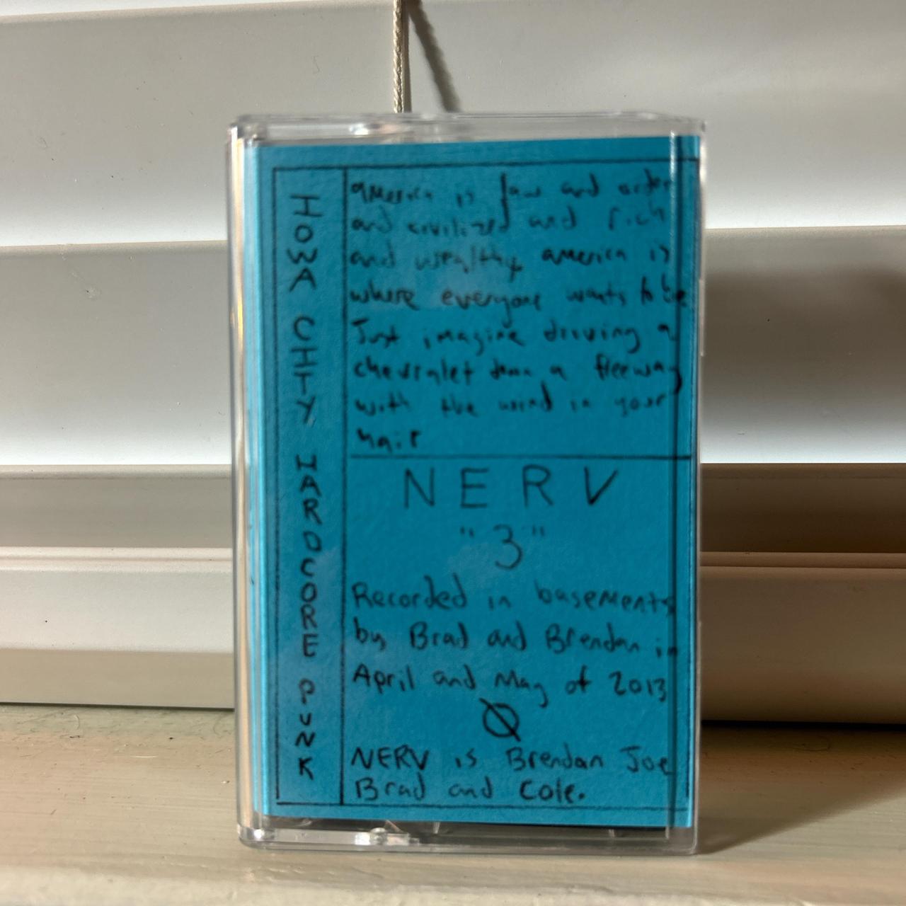 Nerv “3” Cassette. Hardcore punk from Iowa.... - Depop