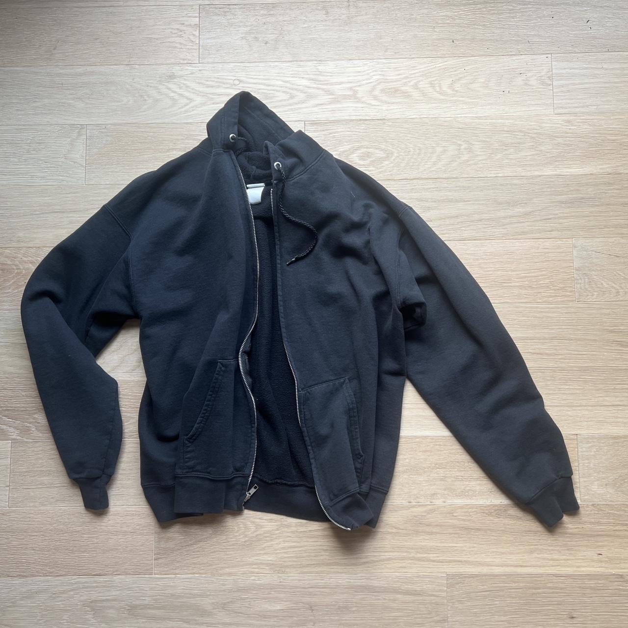 Black amazon zip up, size medium (tagged brandy for... - Depop