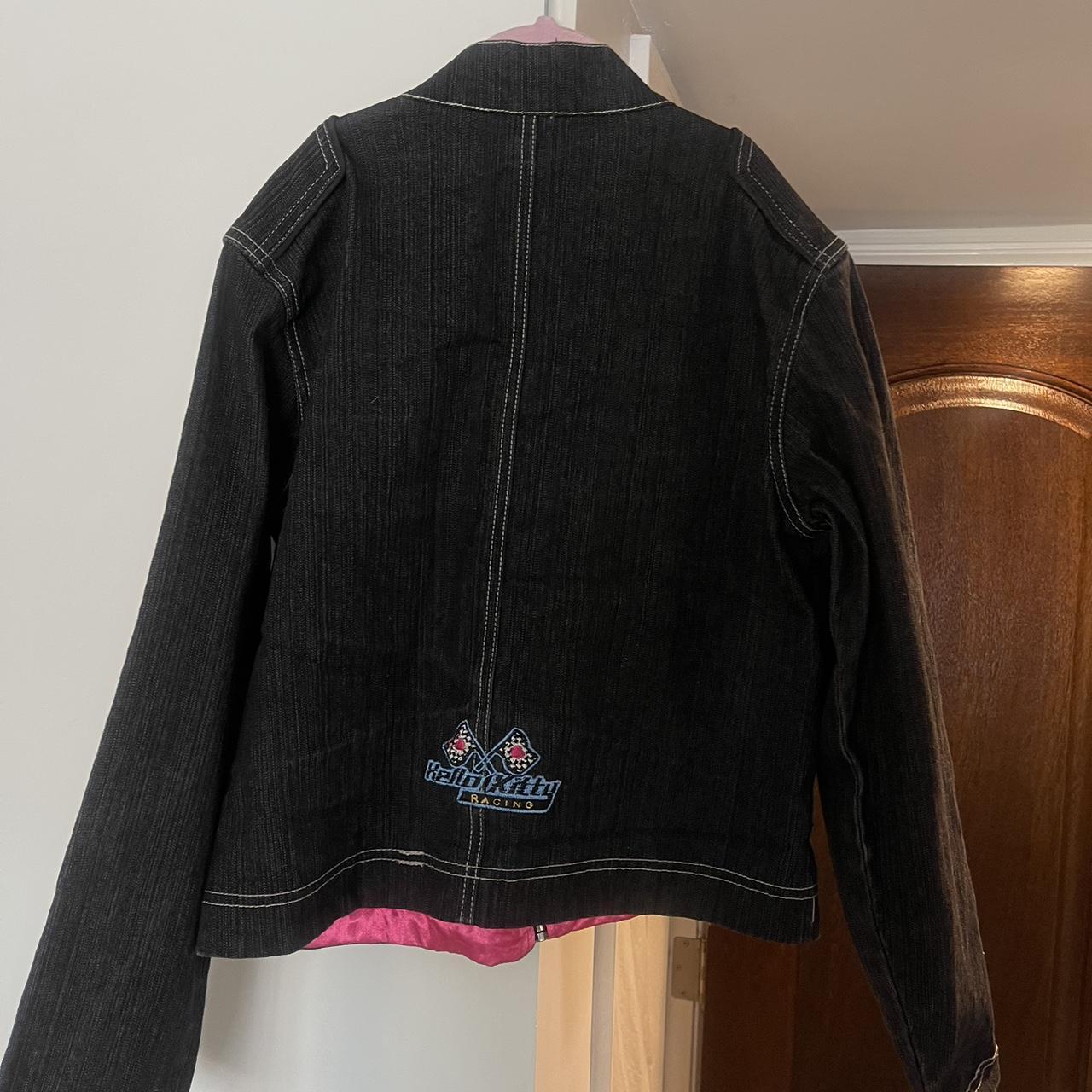 Sanrio vintage 2000’s hello kitty racing jacket.... - Depop