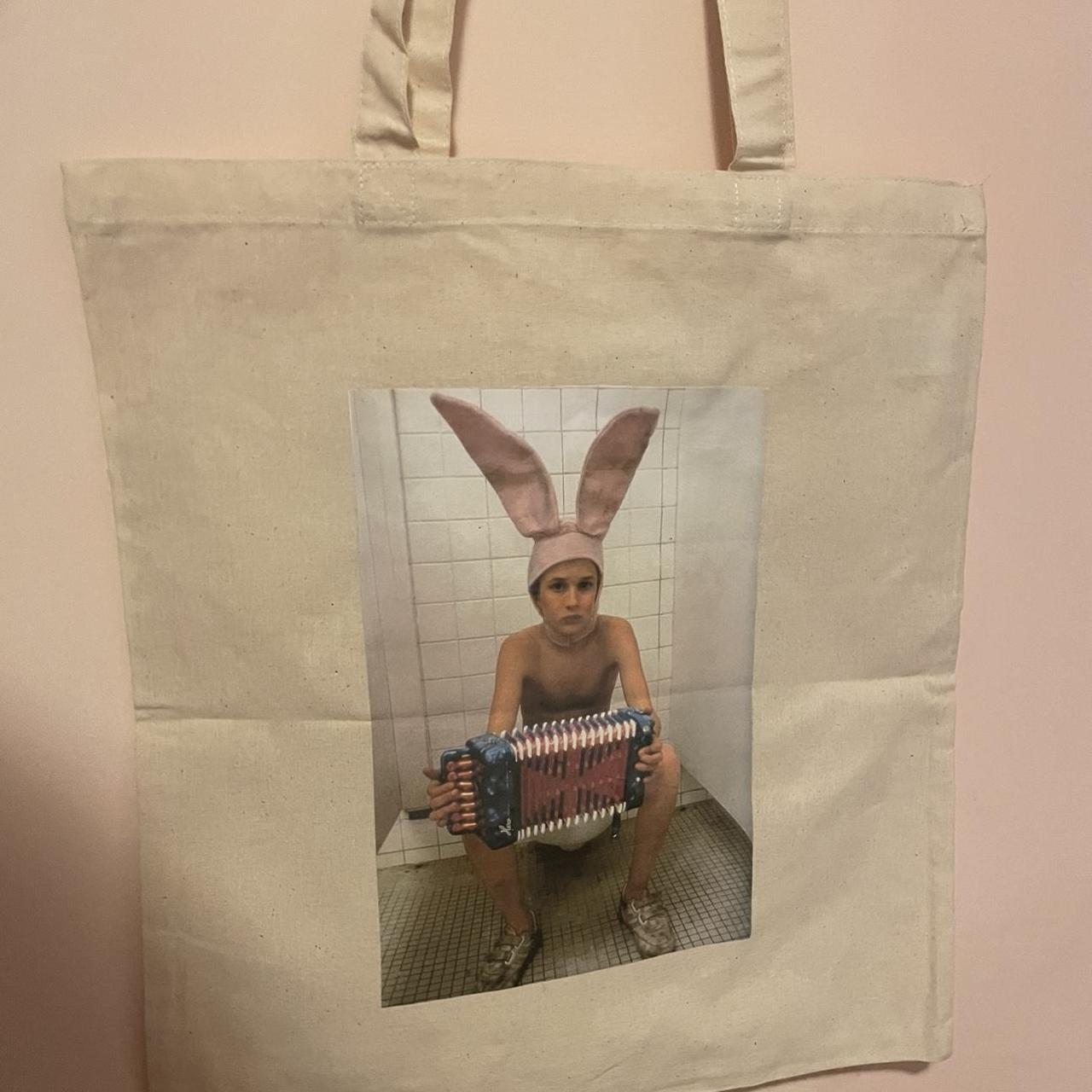 gummo bunny boy tote bag made by me! :3 #gummo... - Depop