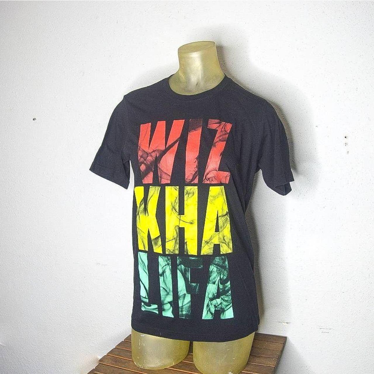 Wiz Khalifa Shirt Adult Small Black Rap Concert Tee... - Depop