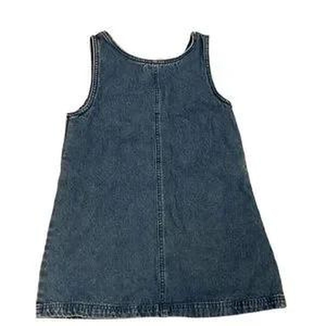 Vintage girls Denim Jumper Size 5 Details: Bear... - Depop