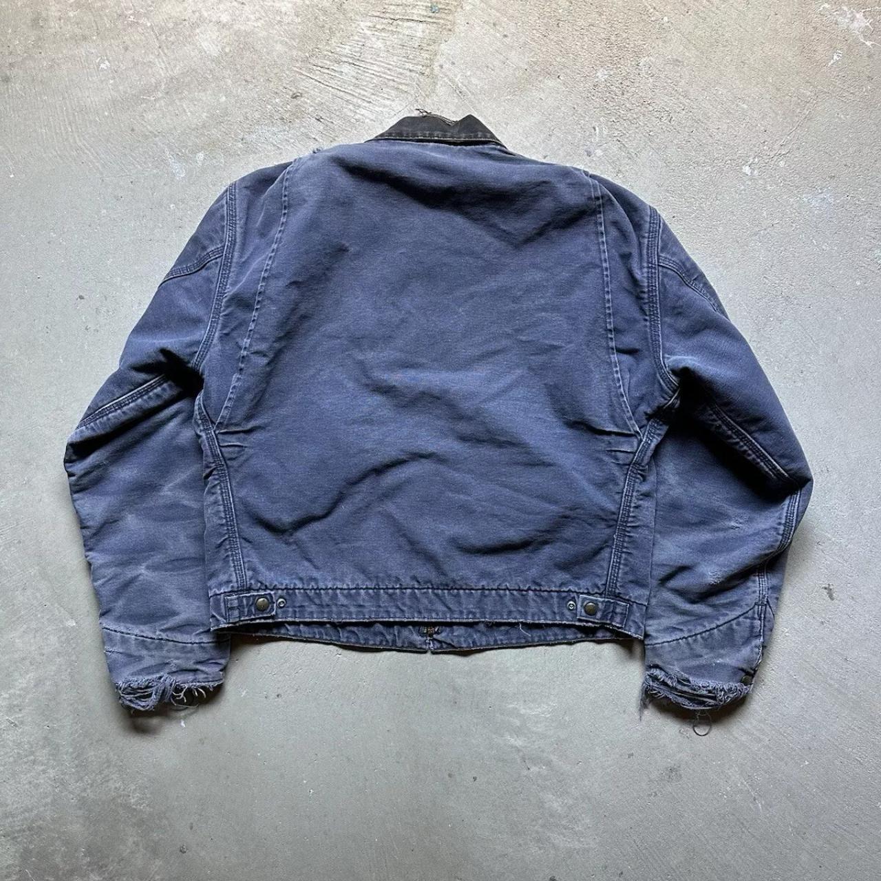 Vintage Carhartt Detroit j64 ptl jacket size... - Depop