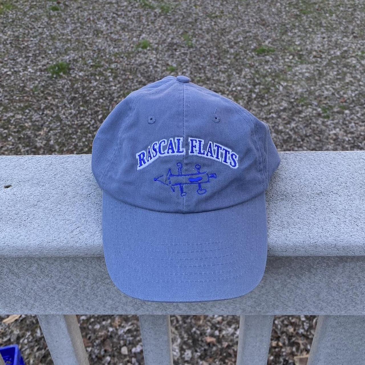 Headshot Rascal Flatts Blue Adjustable Hat Great... - Depop