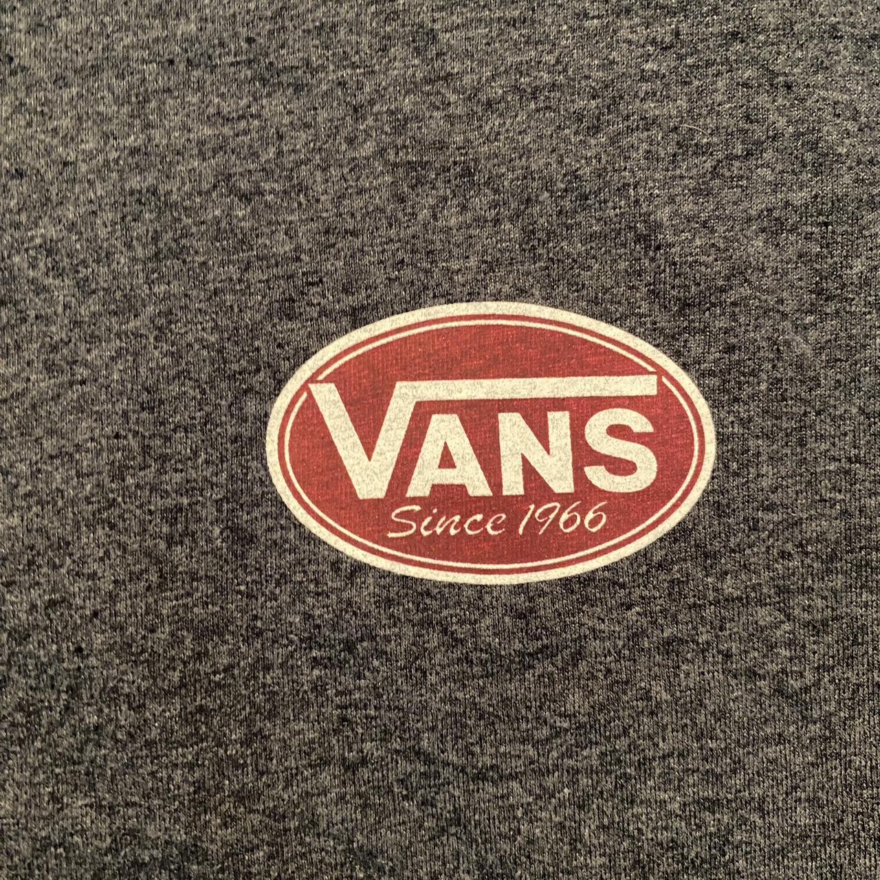Vans Since 1966 Grey Logo Shirt. Size Medium Great... - Depop