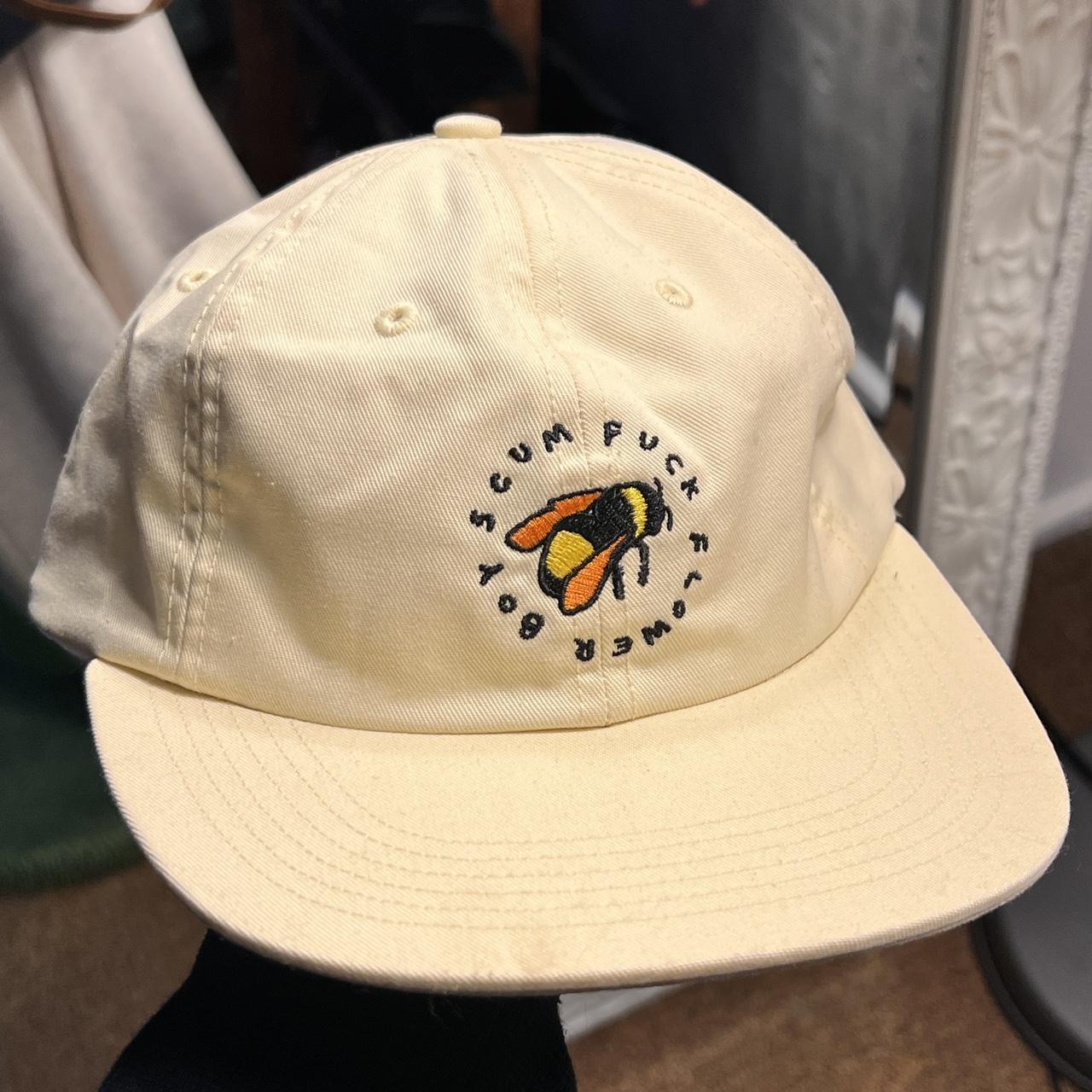 Yellow Flower Boy GOLF Hat brand new never worn... - Depop