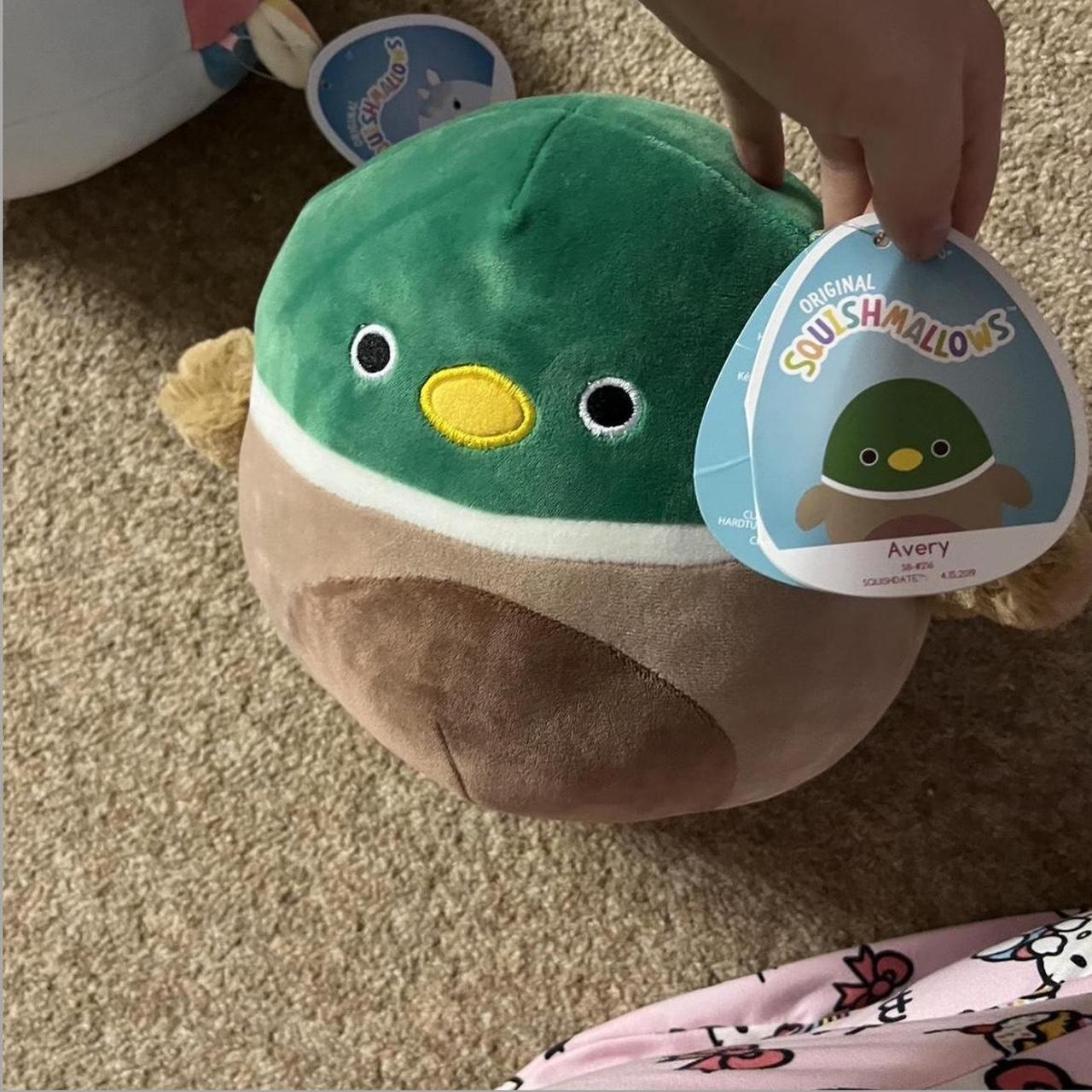 avery the duck squishmallow. brand new with tags.... - Depop
