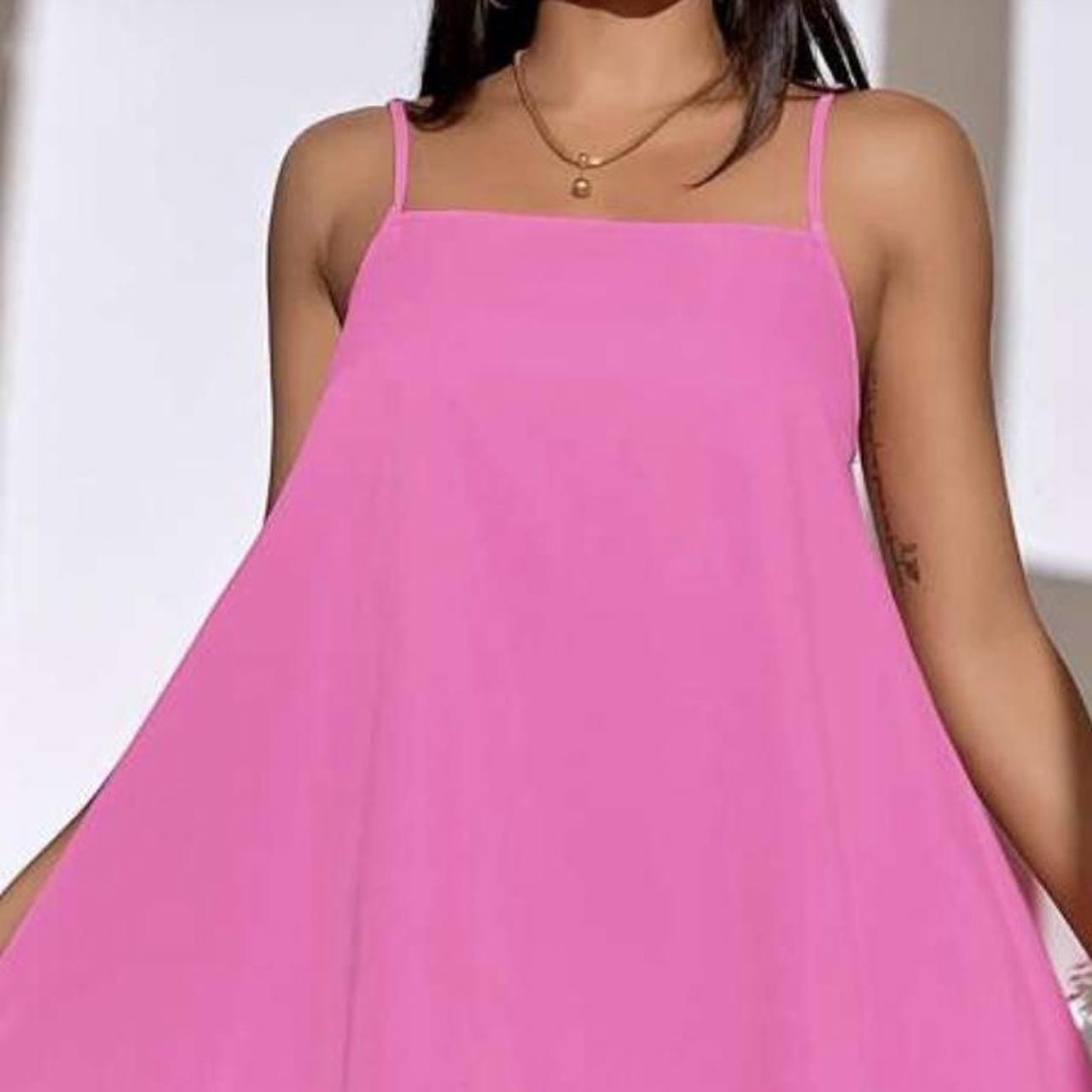 SHEIN Women's Pink Dress | Depop