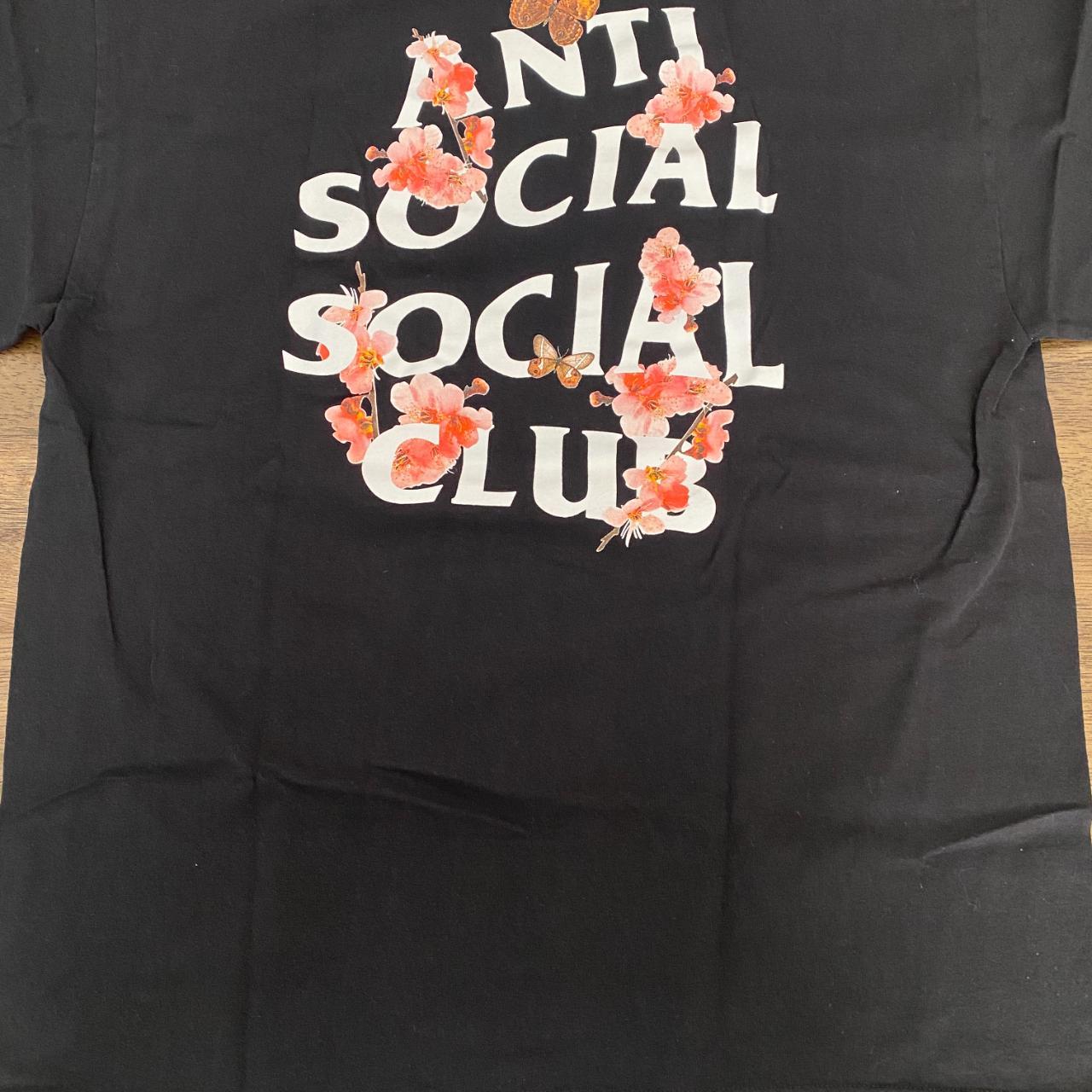 Anti Social Social Club ASSC Chery Blossom Tee Black... - Depop