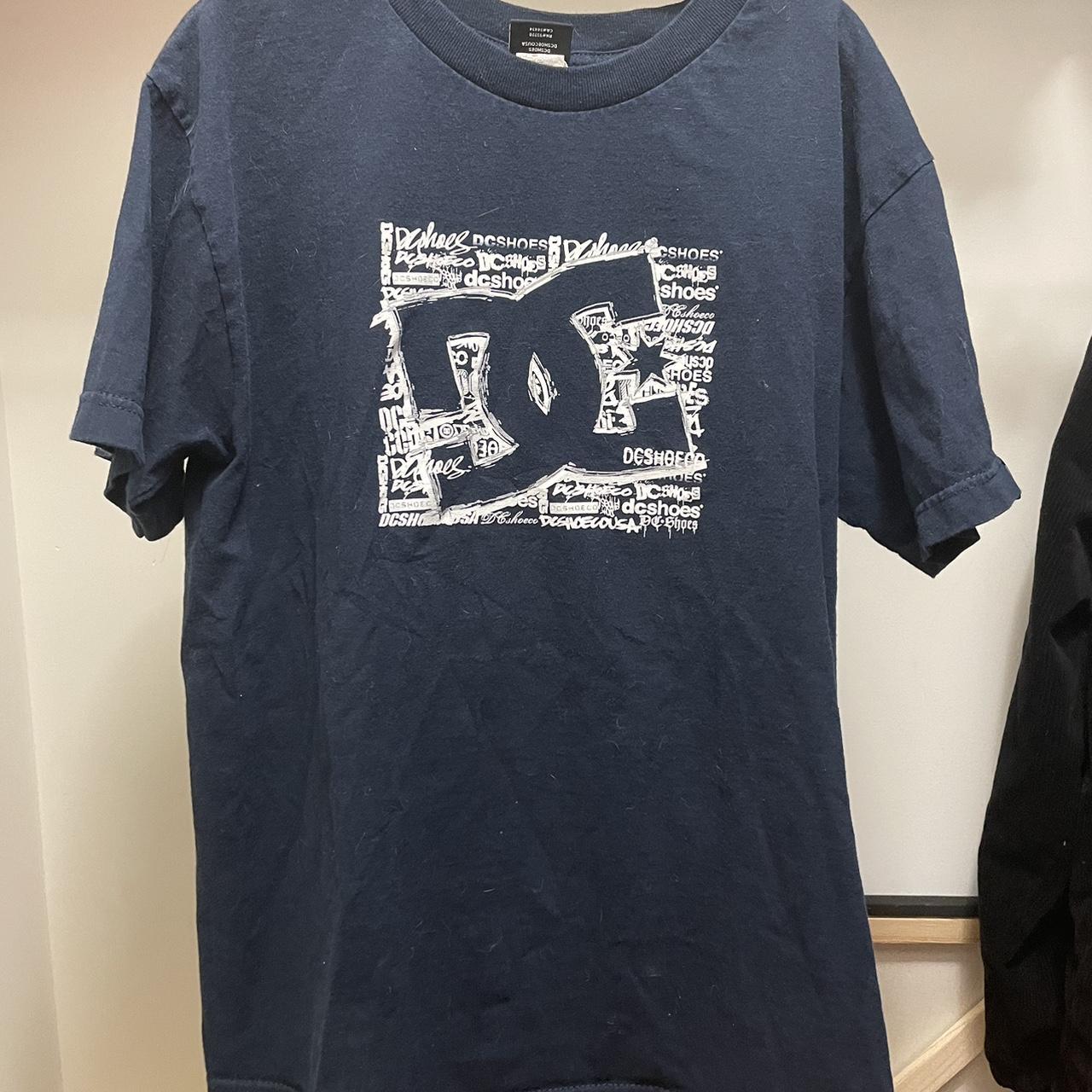 DC Shoes Men's Navy T-shirt | Depop