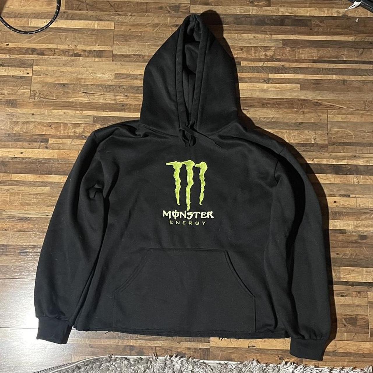 Heavyweight monster energy hoodie Great condition no... - Depop