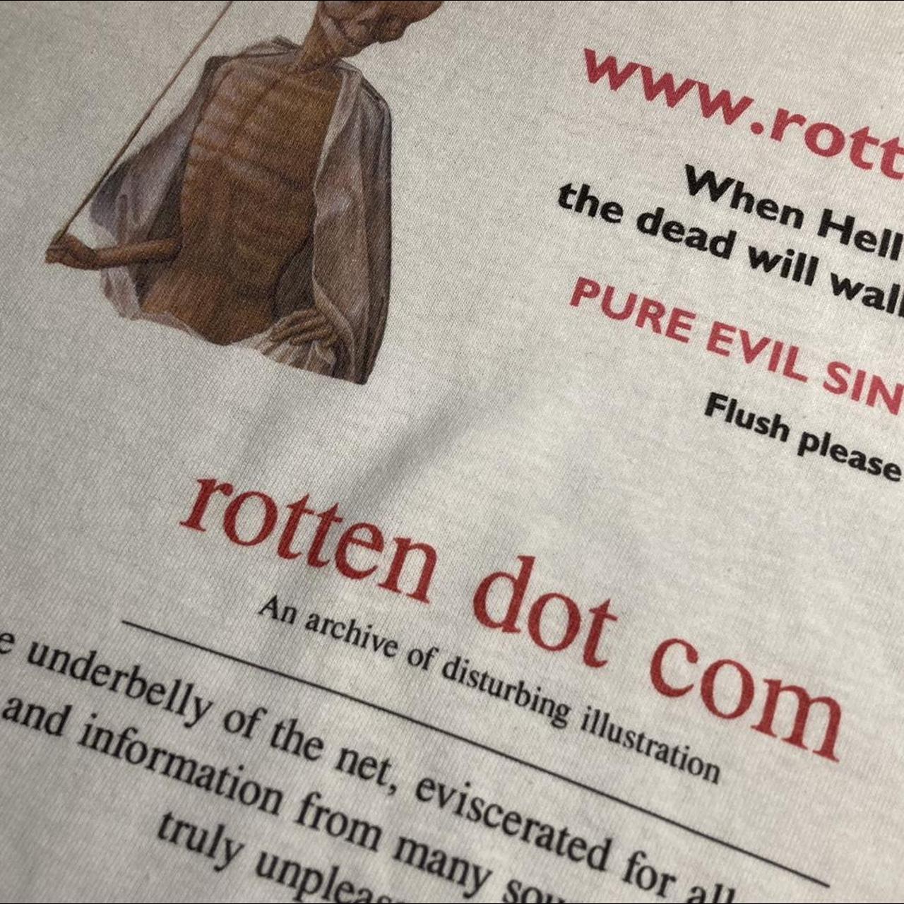 ROTTEN DOT COM GILDAN HEAVY COTTON UNISEX TSHIRT... - Depop